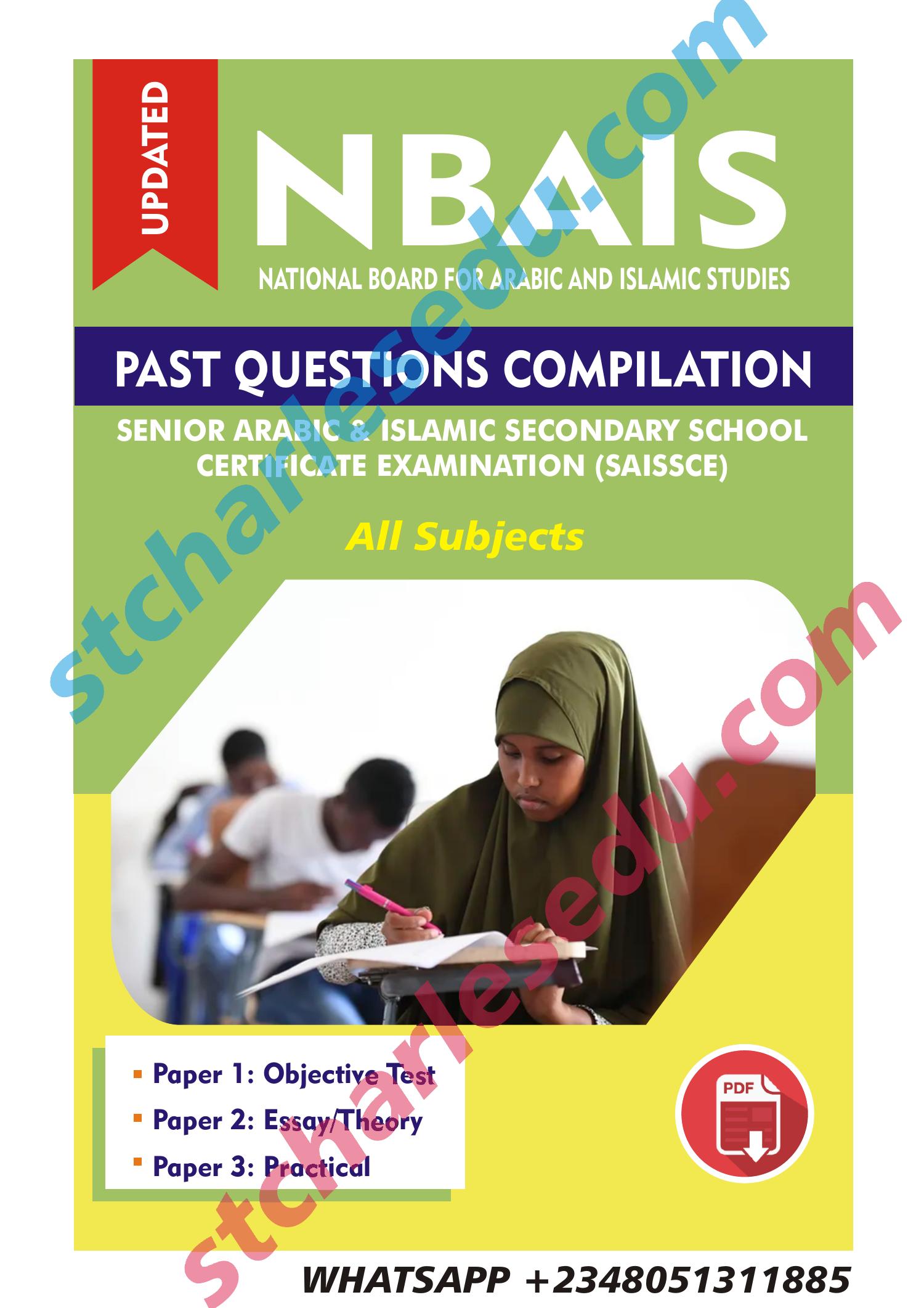 Free NBAIS Past Questions for SAISSCE.pdf | DocDroid