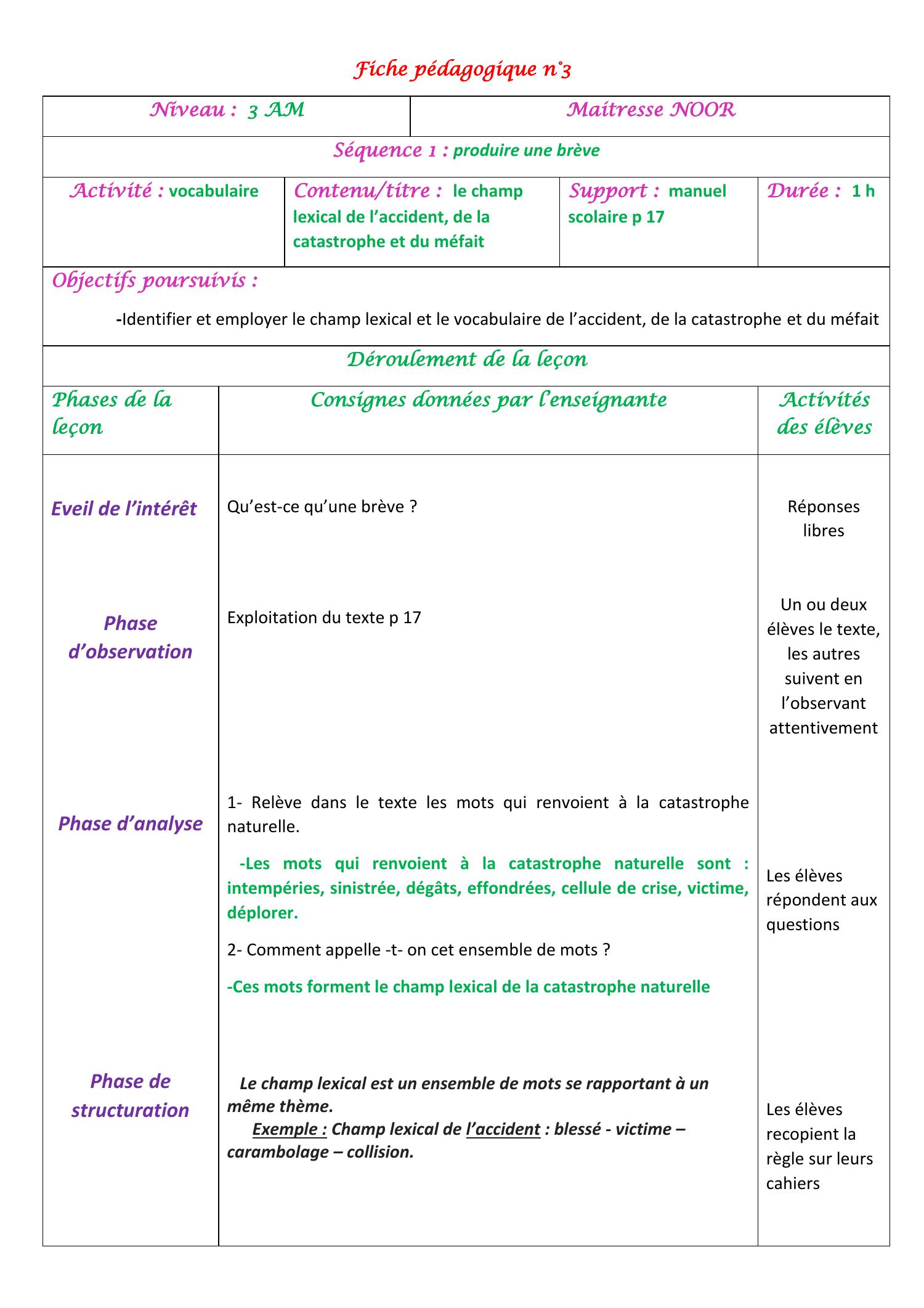 vocabulaire 3 AM.docx | DocDroid