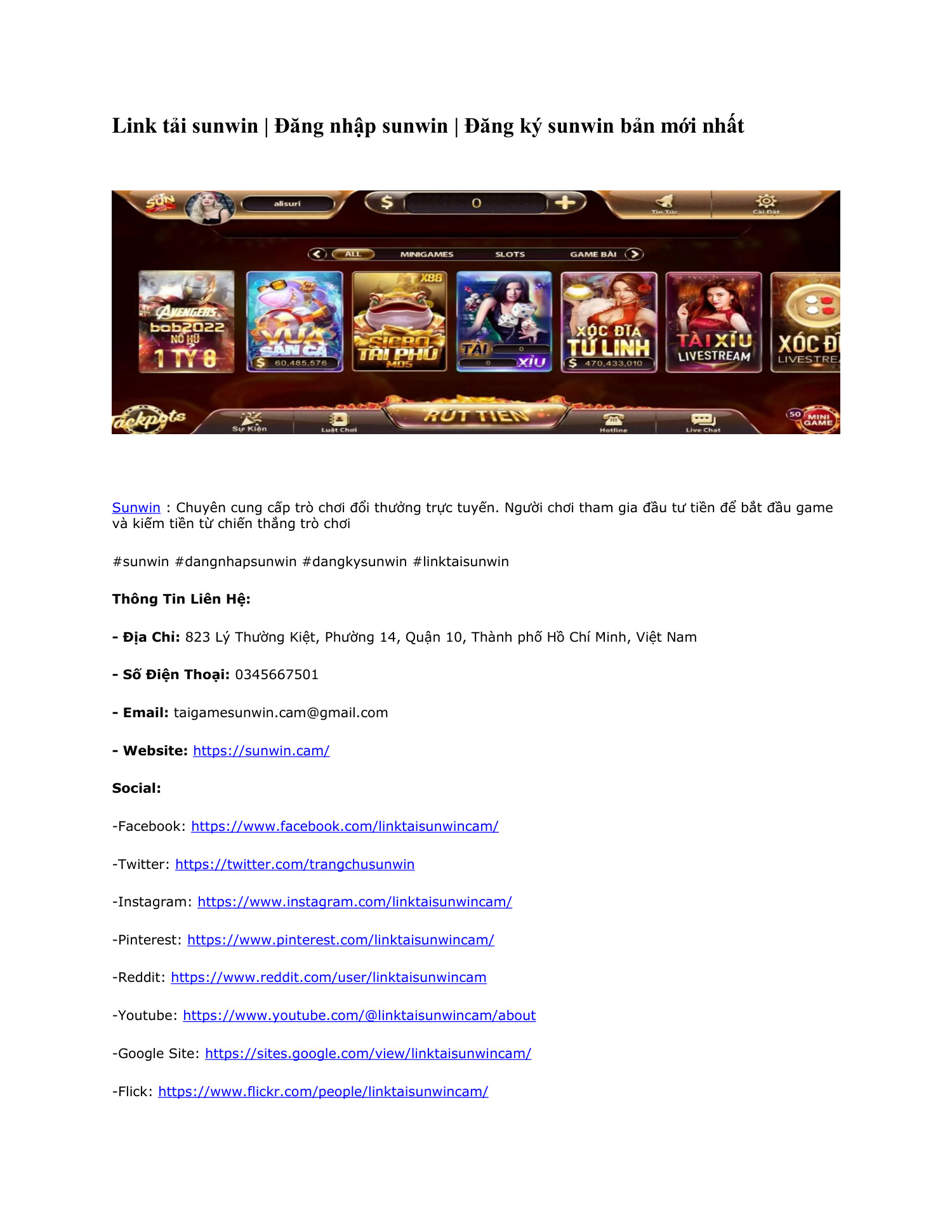 trangchusunwin Sunwin.docx | DocDroid