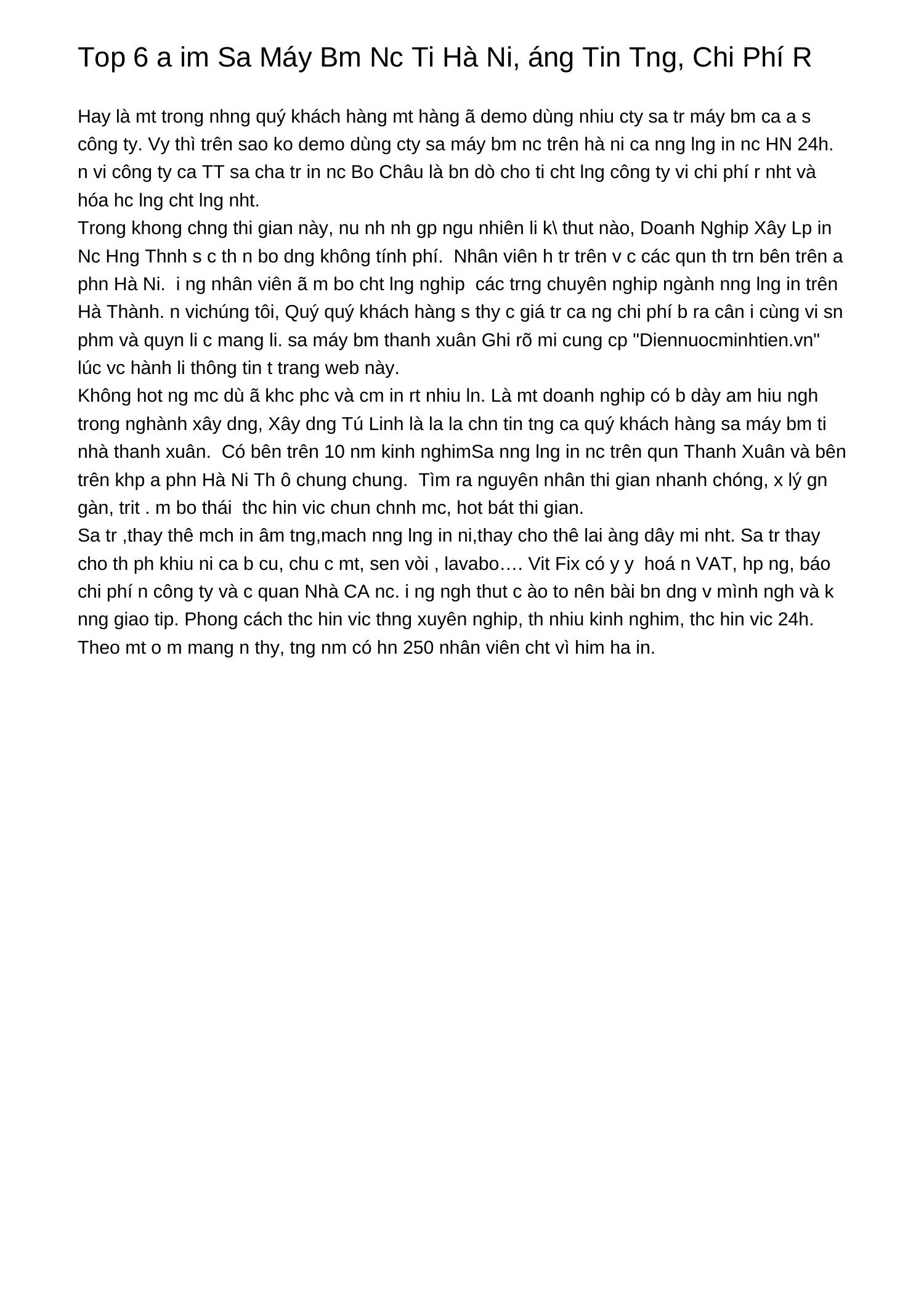 Top 6 địa Chỉ Sửa Máy Bơm Nước Tại Hà Nội Uy Tín Giá Tiền Rẻlrtgb.pdf.pdf | DocDroid