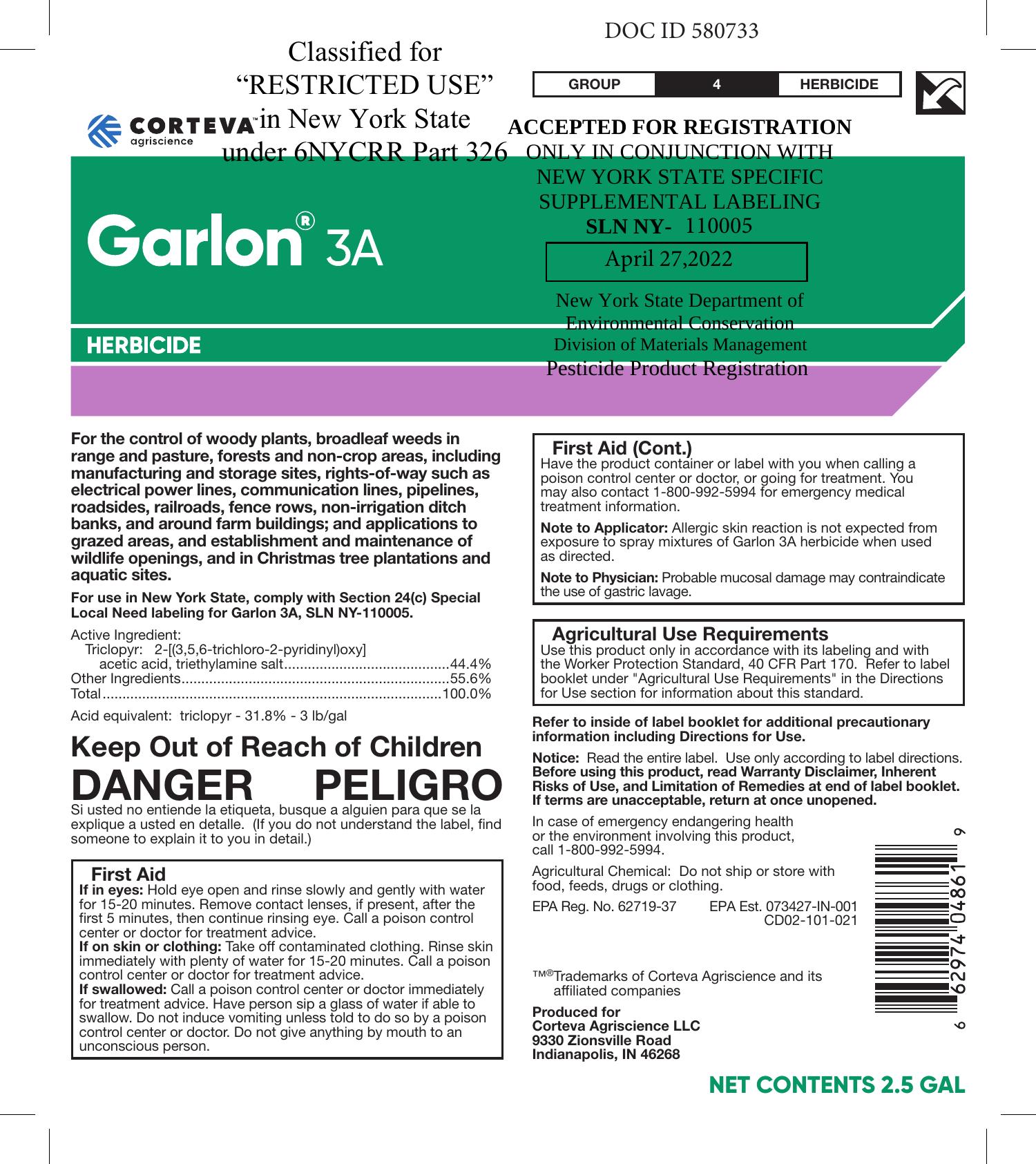 Garlon 3A Primary Label April 27, 2022.pdf | DocDroid