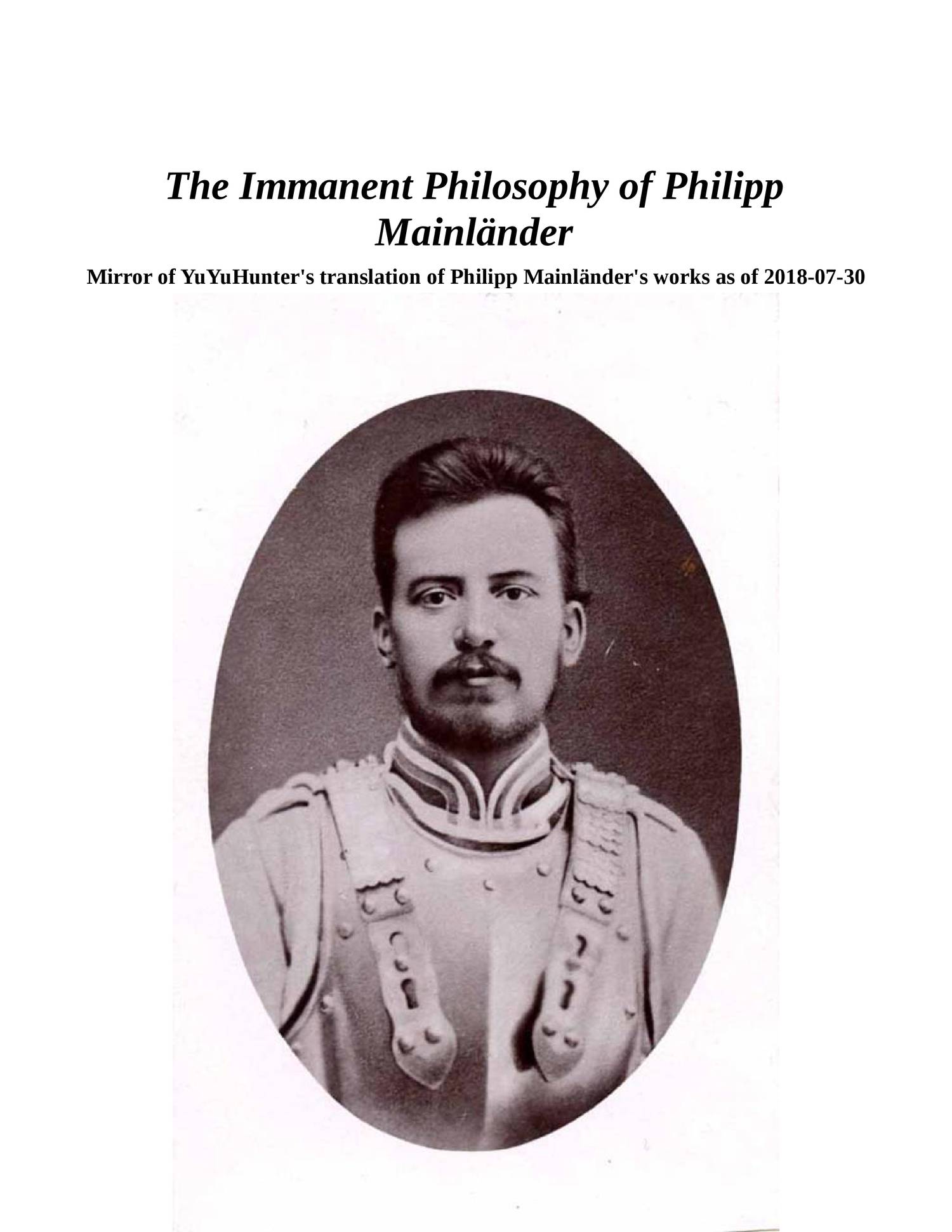 Mainlander Philosophy of Redenption.odt | DocDroid