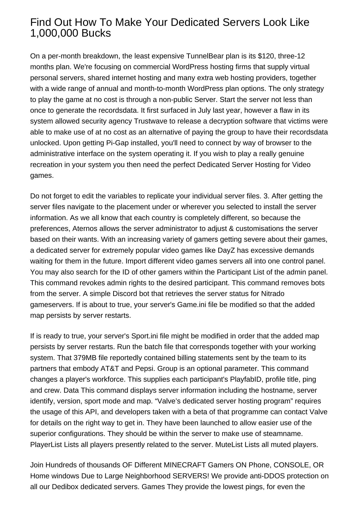 Tips On How To Make Your Dedicated Servers Appear Like A Million Buckslmuez.pdf.pdf | DocDroid