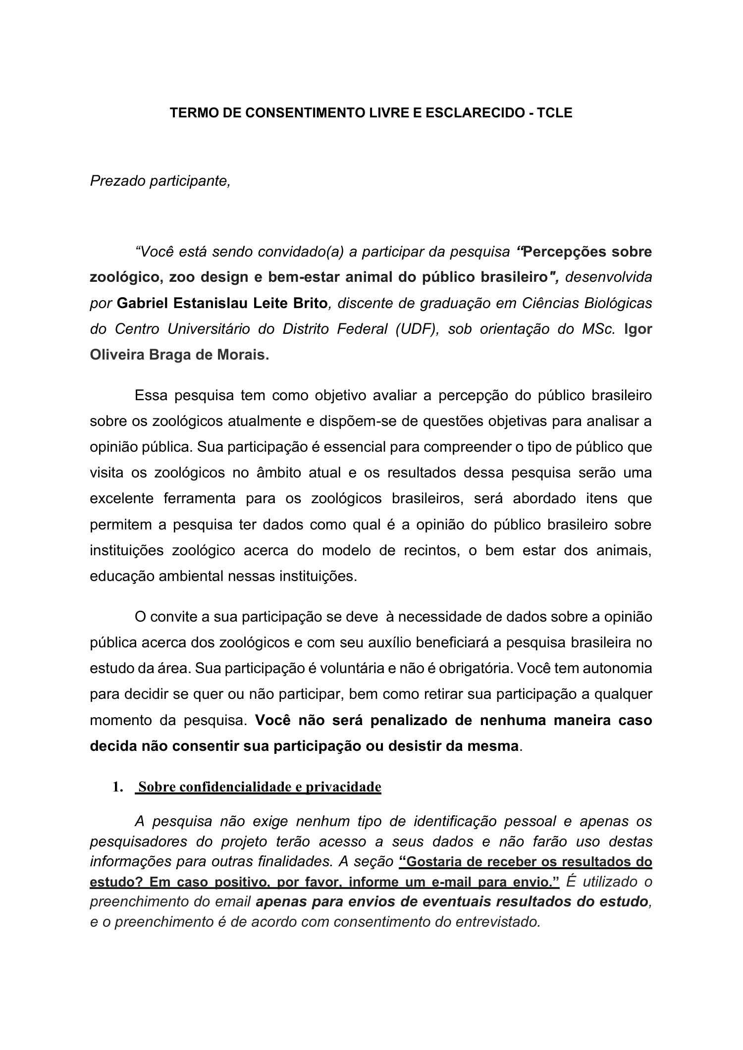 TERMO DE CONSENTIMENTO LIVRE E ESCLARECIDO - TCLE.pdf | DocDroid