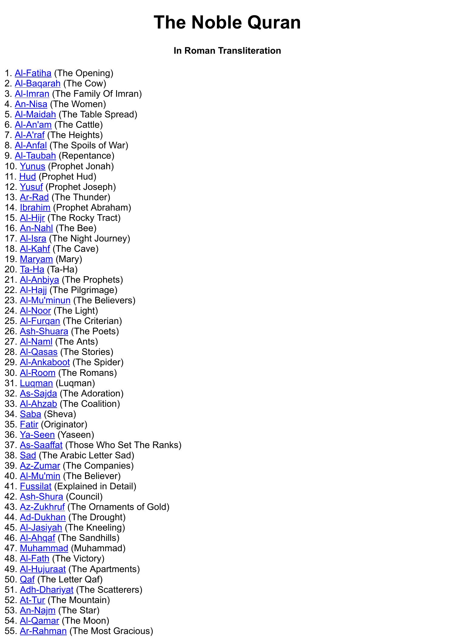 Full Quran Transliteration.pdf | DocDroid