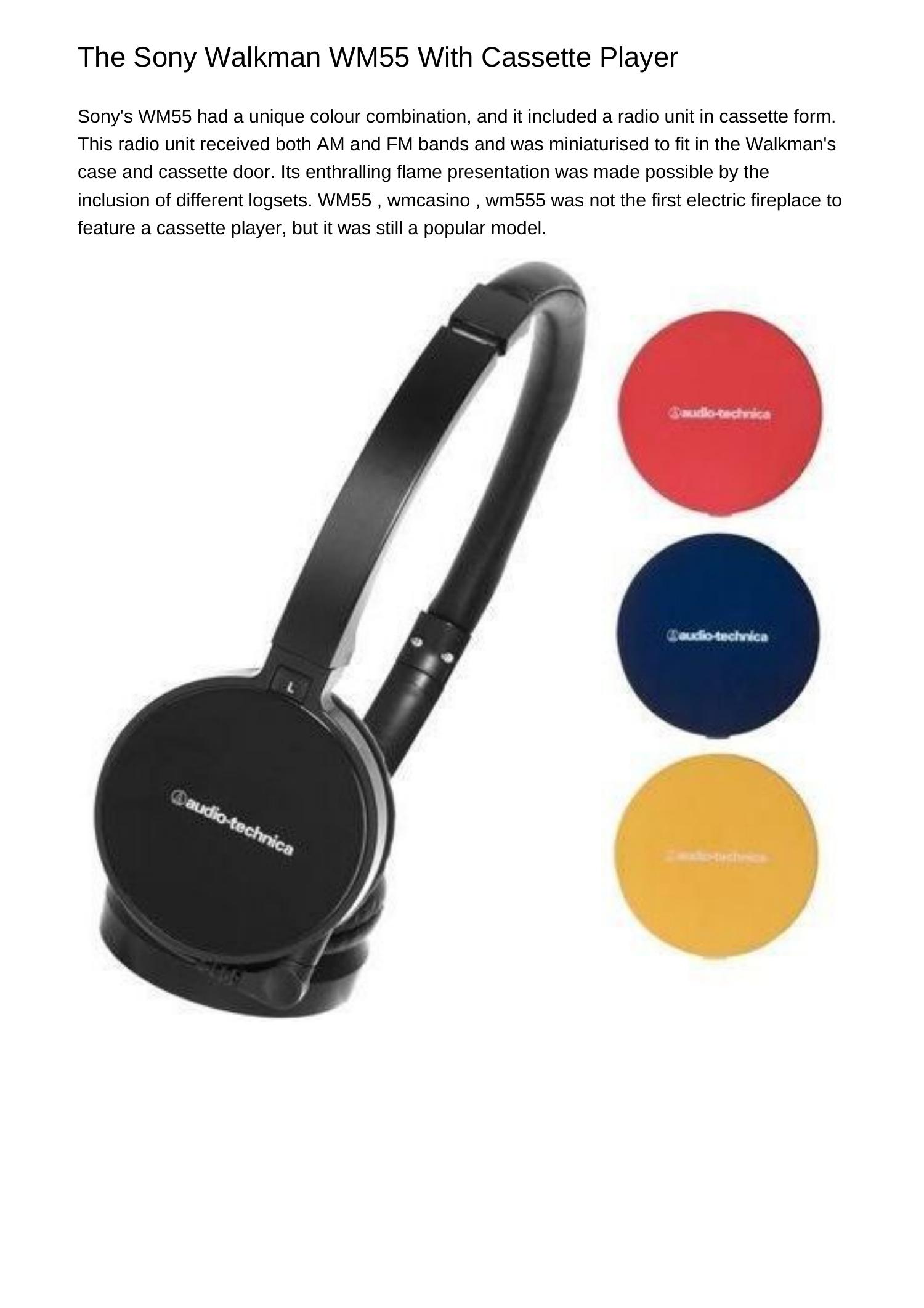The Sony Walkman WM55 With Cassette Playerrkscp.pdf.pdf | DocDroid