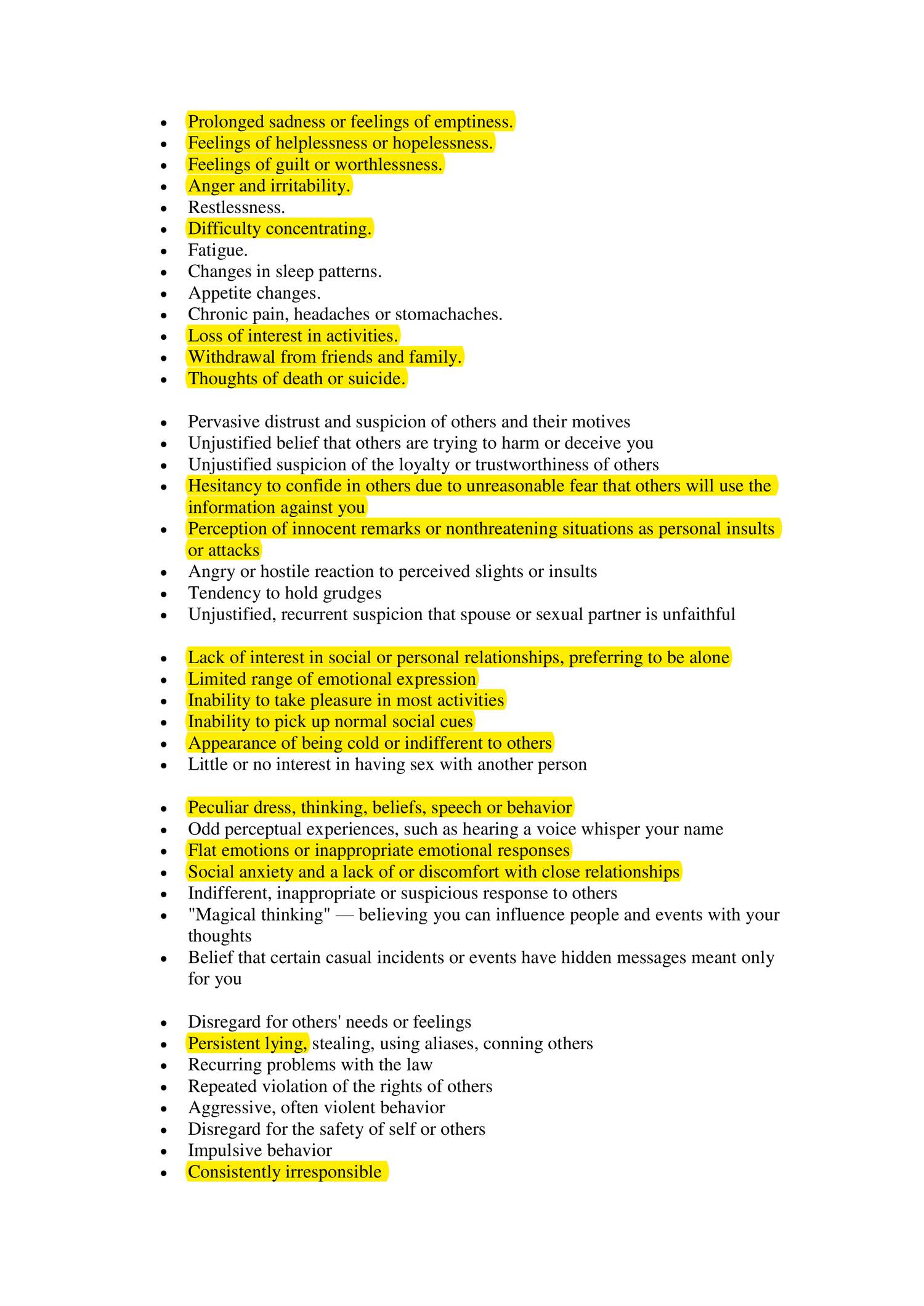 Prolonged sadness or feelings of emptiness.pdf | DocDroid