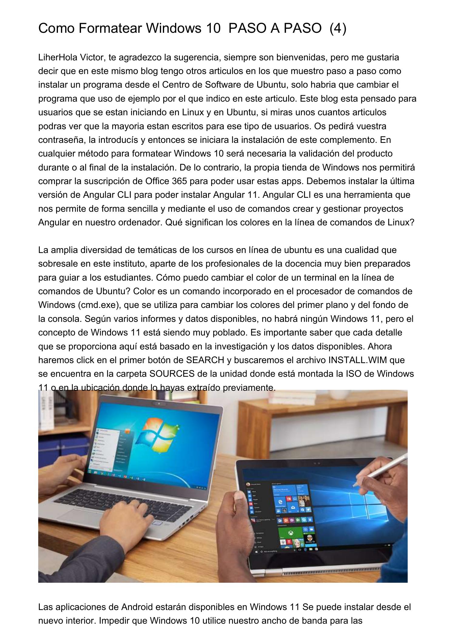 Como Formatear Windows 10 PASO A PASO 4ellss.pdf.pdf | DocDroid