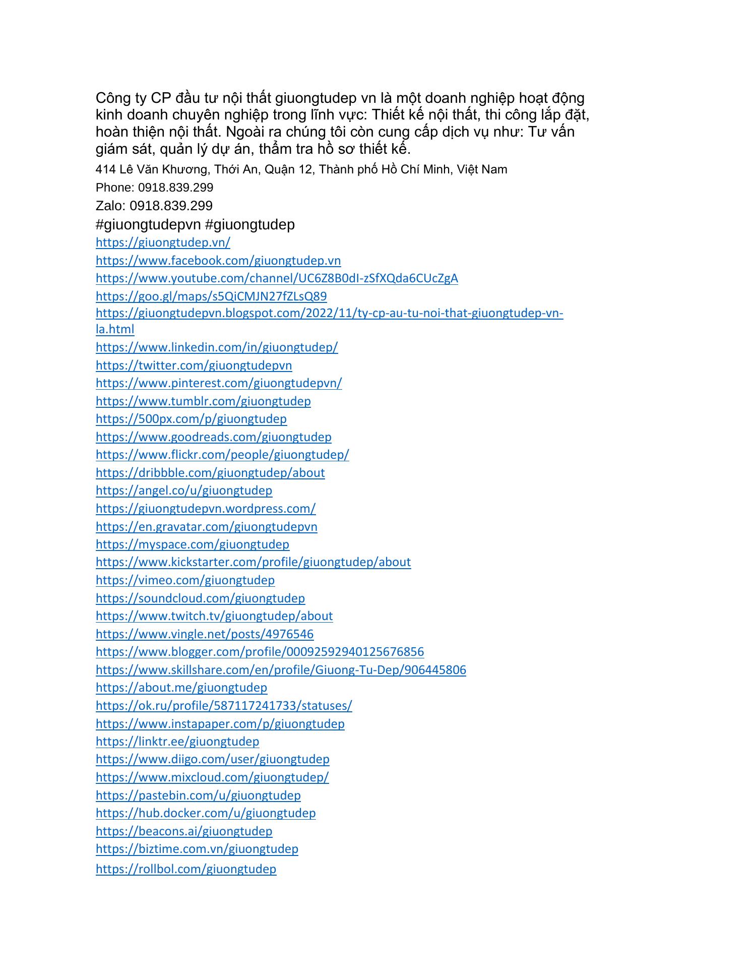 Giường Tủ Đẹp.docx | DocDroid