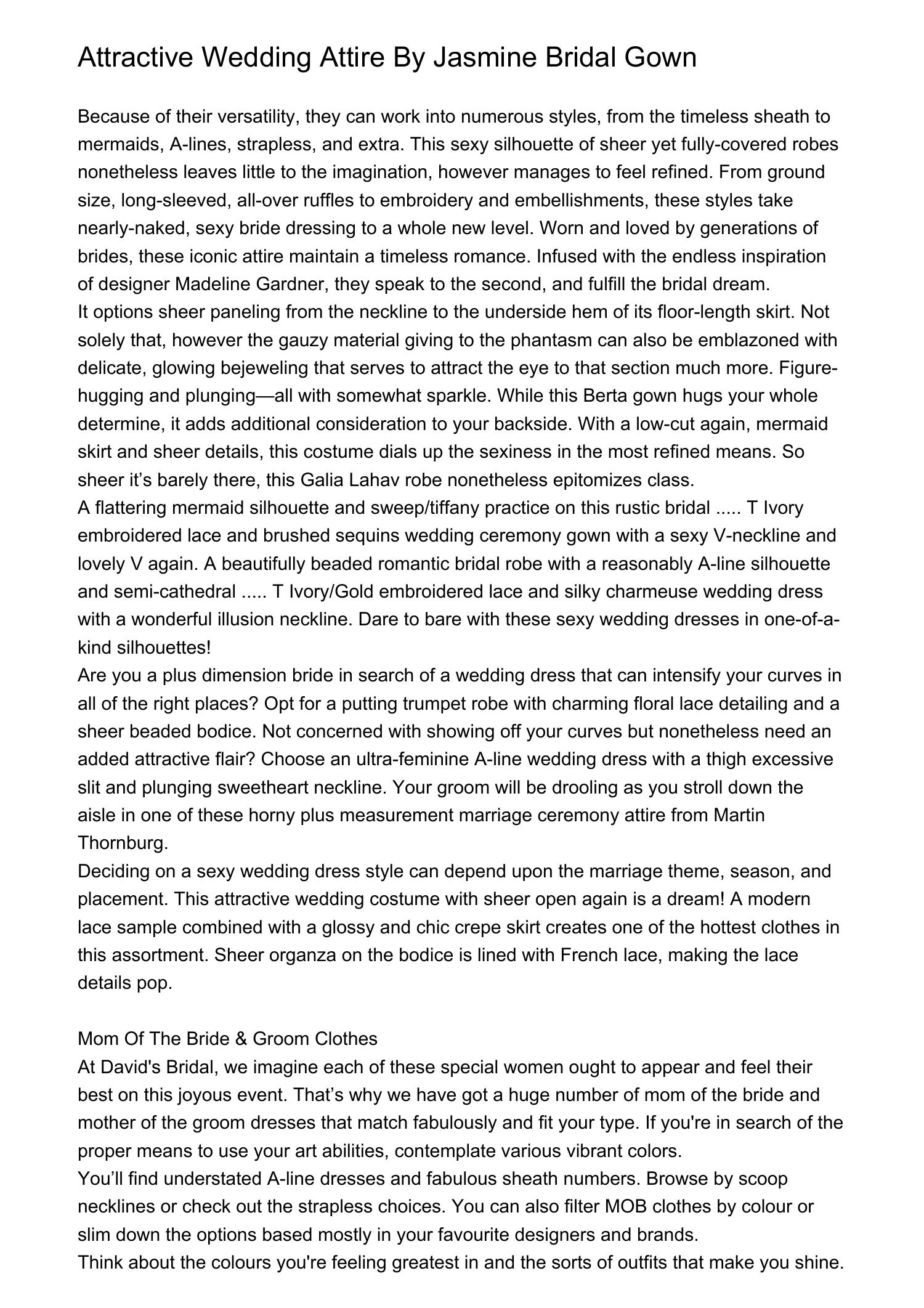 Horny Marriage Ceremony Attire By Jasmine Bridal Gowngpaoz.pdf.pdf | DocDroid