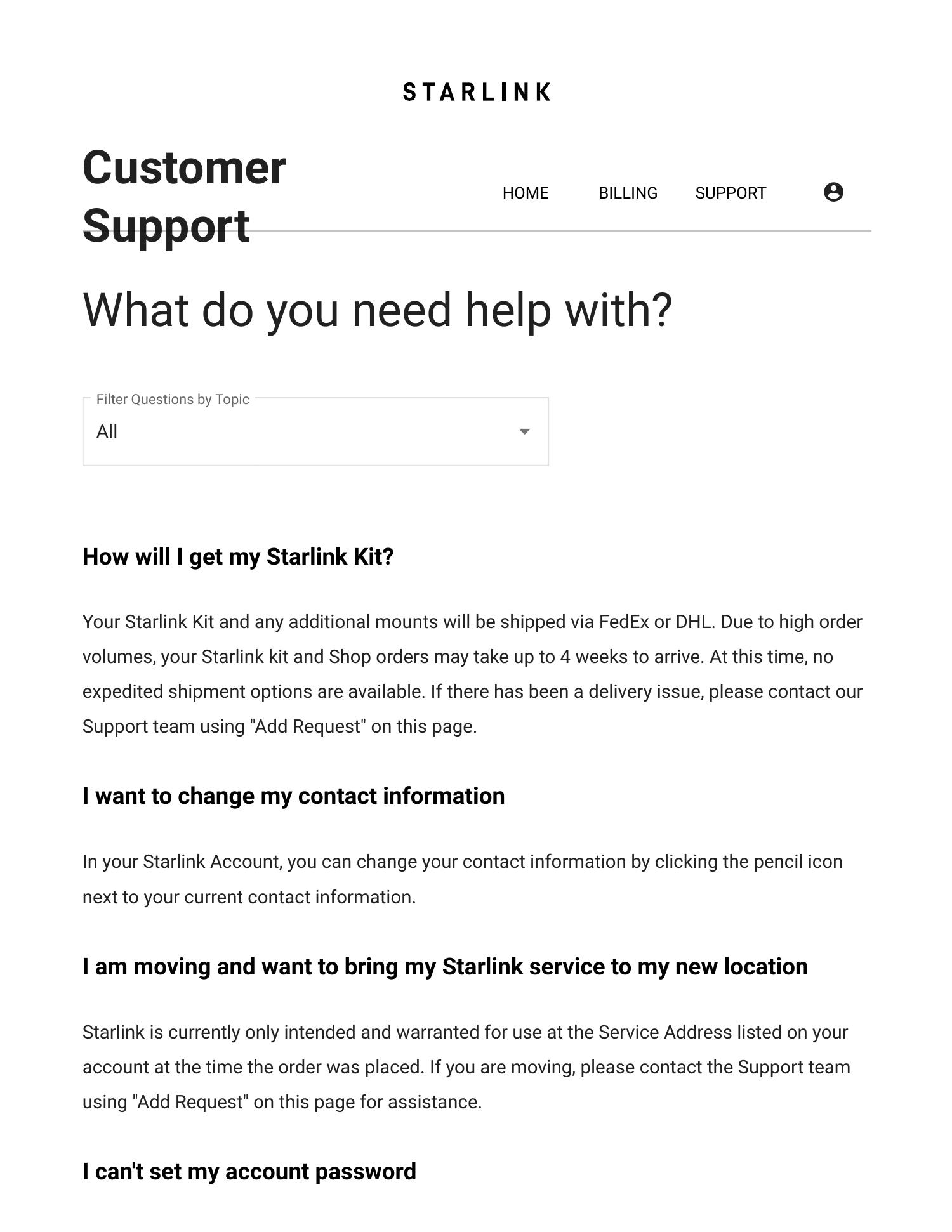 Customer Support - Starlink.pdf | DocDroid