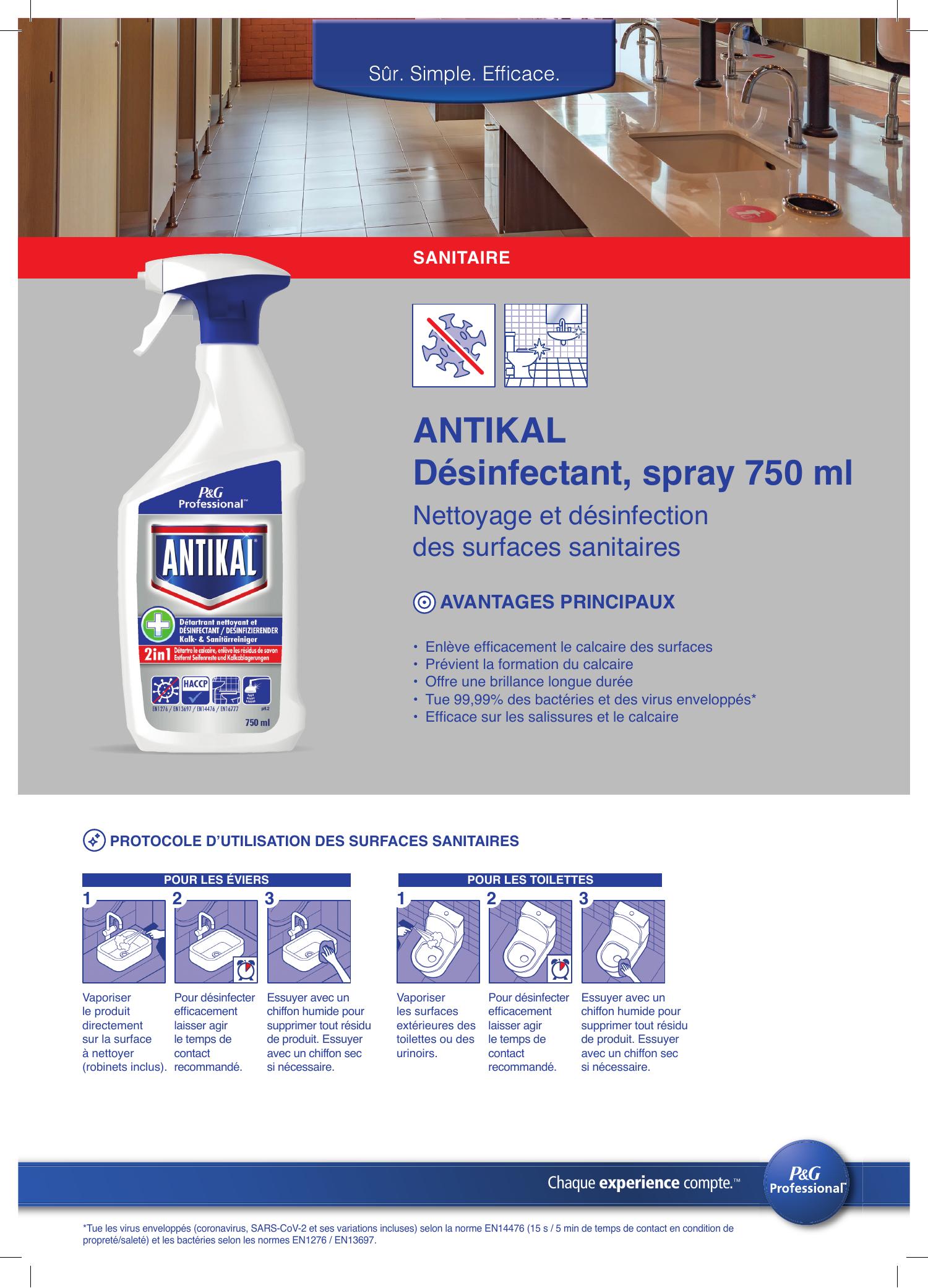 8006540555323 Fiche produit_PG PRO_ANTIKAL DESINFECTANT SPRAY 750ml ...