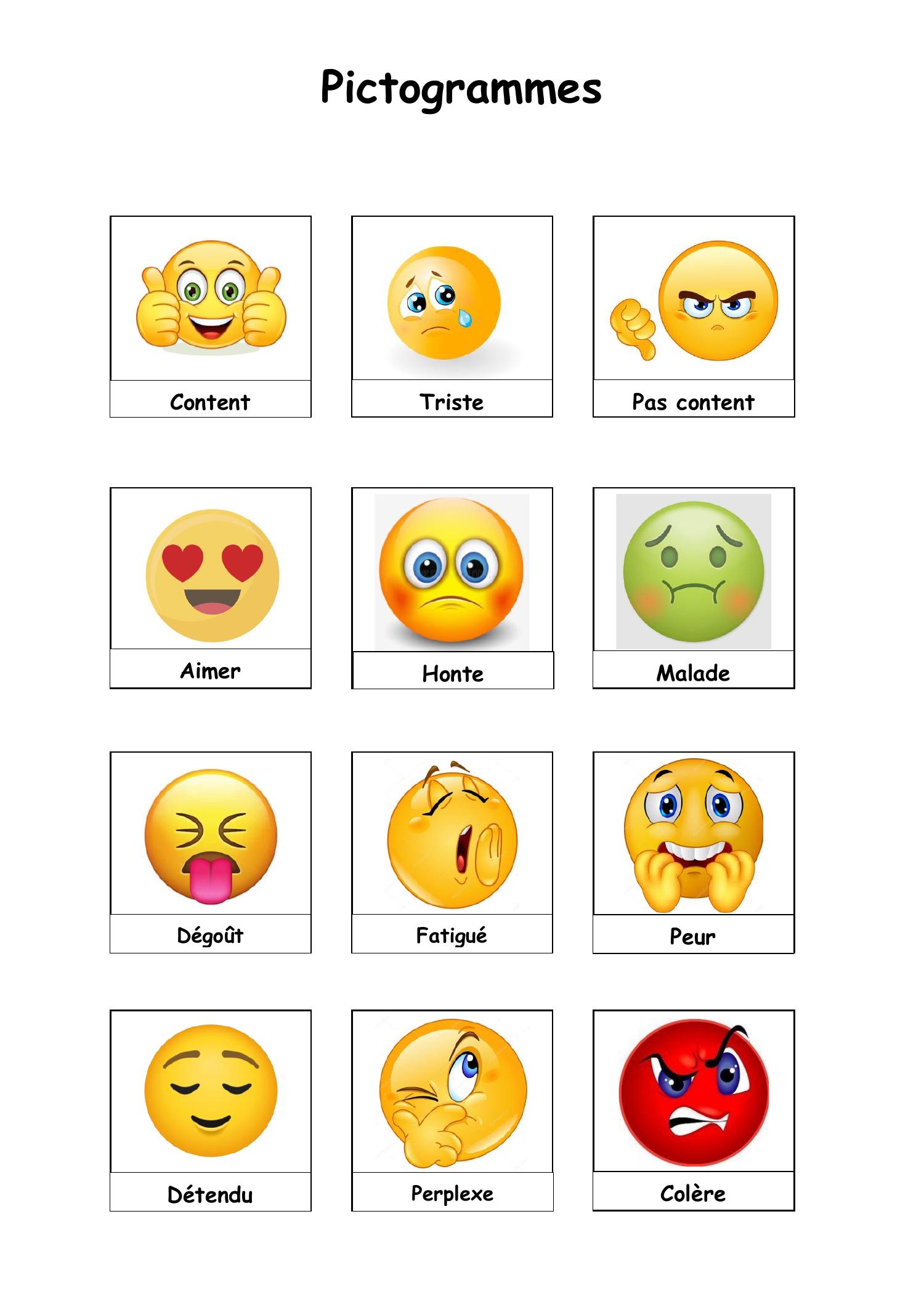 Pictogrammes Emotions.docx | DocDroid