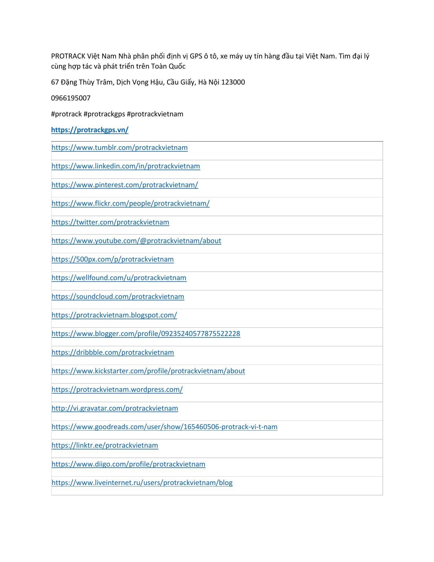 Protrack Việt Nam.docx | DocDroid