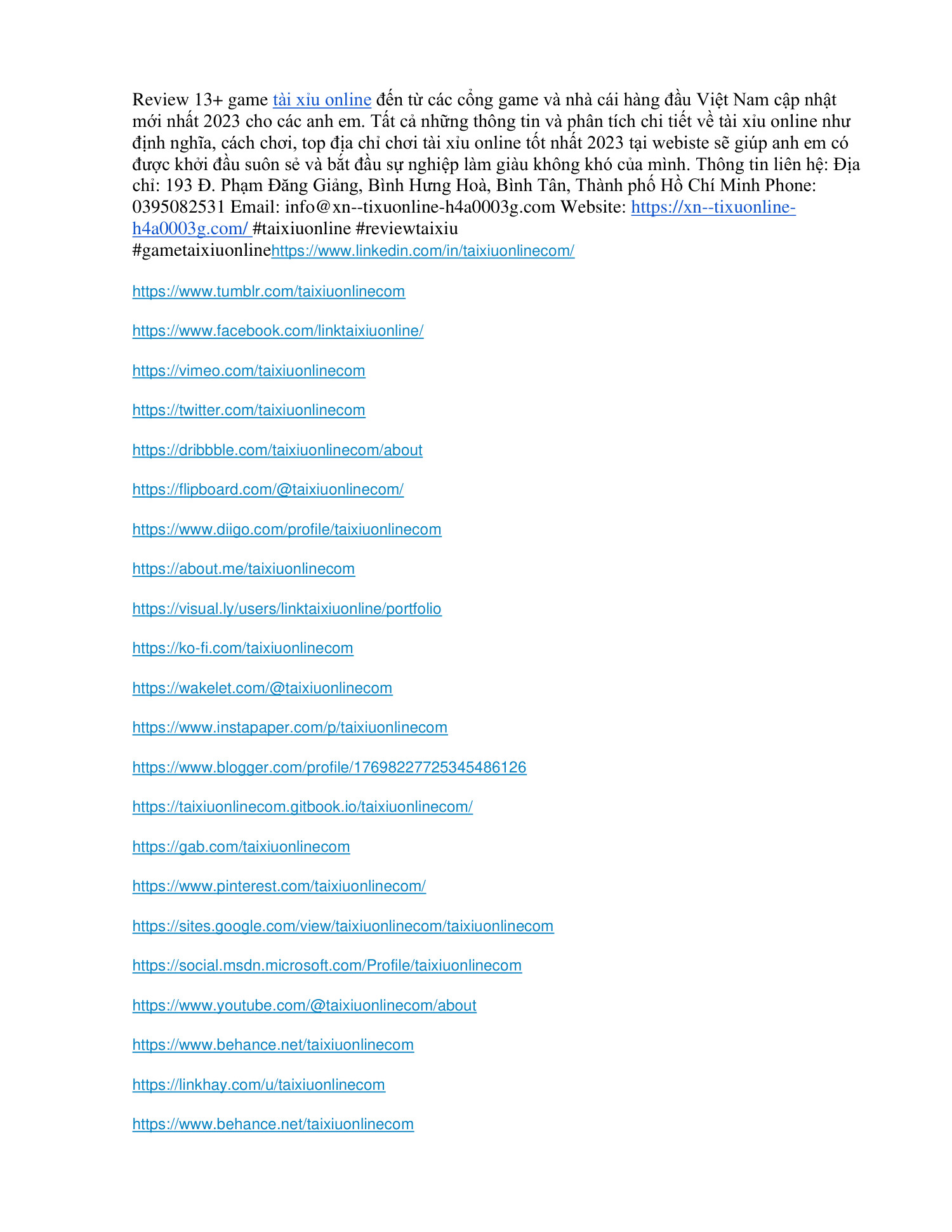 taixiuonlinecom.docx | DocDroid