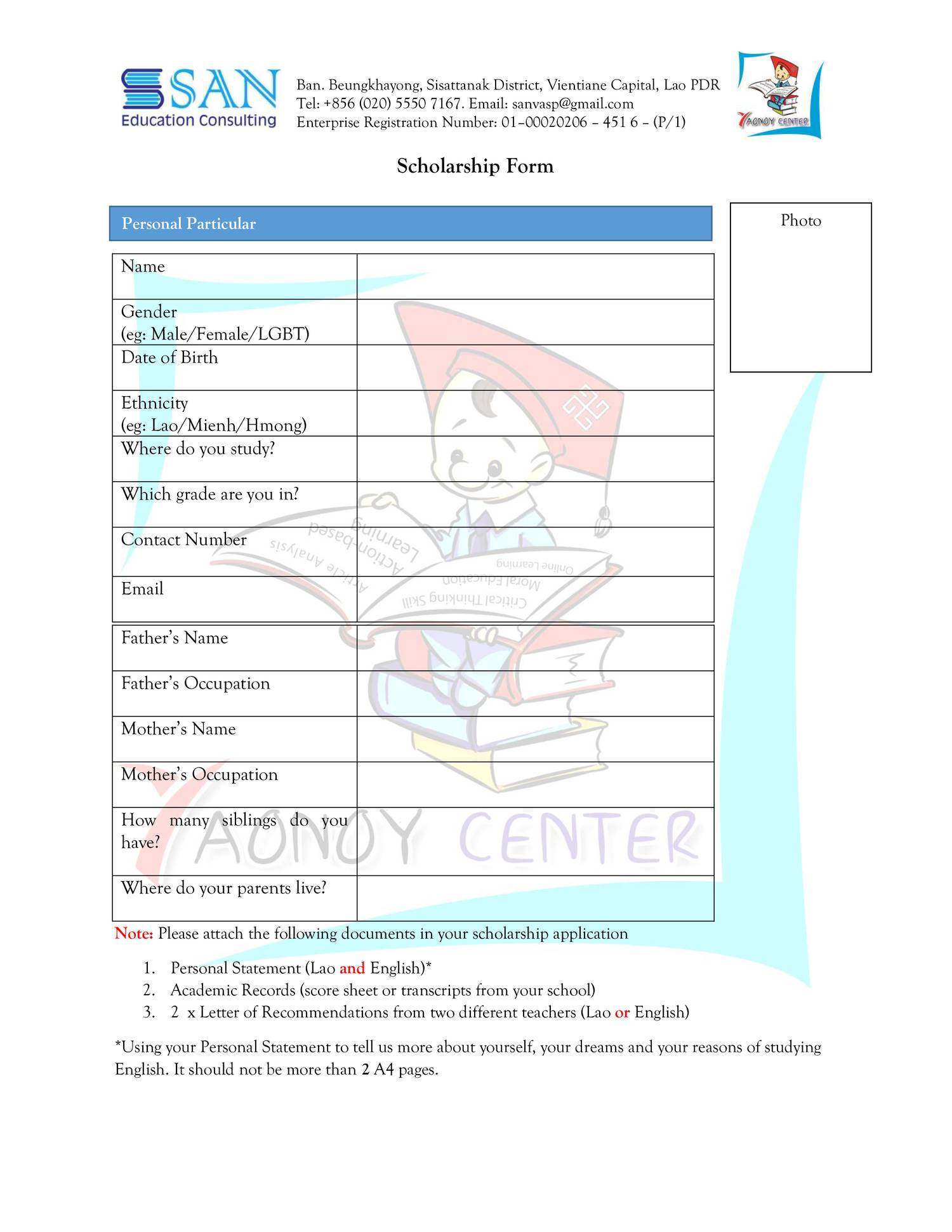 Scholarship Form.pdf | DocDroid