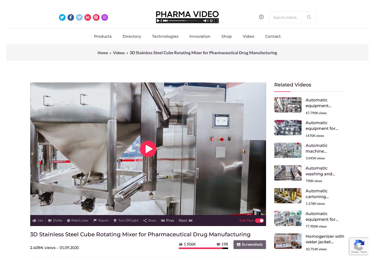 3d stainless steel cube rotating mixer for pharma drug manufacturing ...