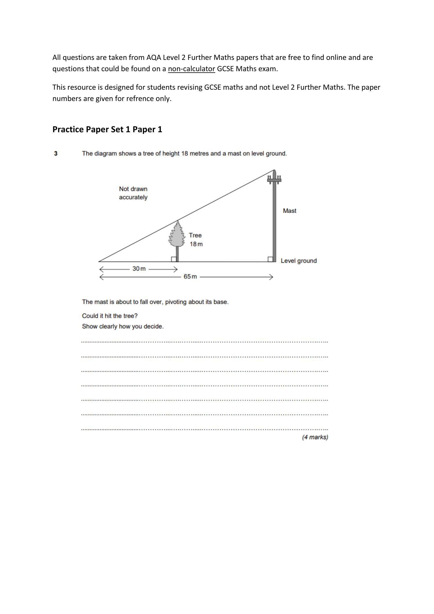 Level 2 FM Questions for GCSE Maths (Non-Calc).pdf | DocDroid