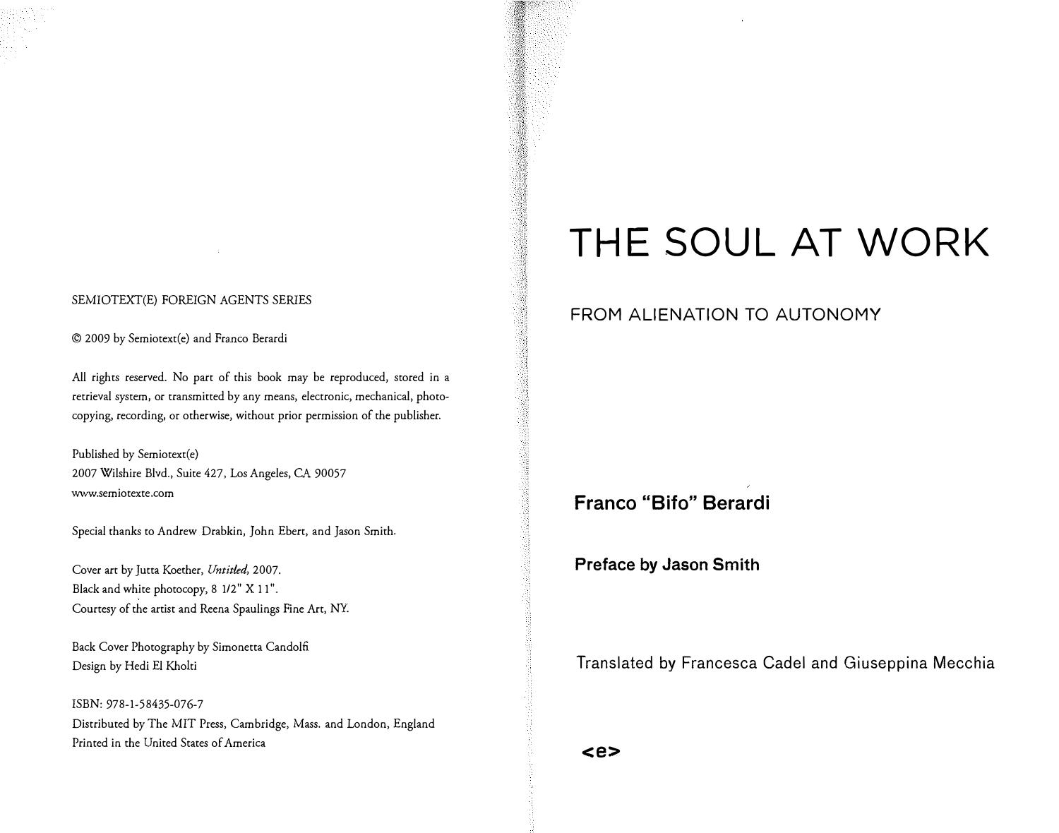 Berardi_The-Soul-at-Work_INTRO.pdf | DocDroid