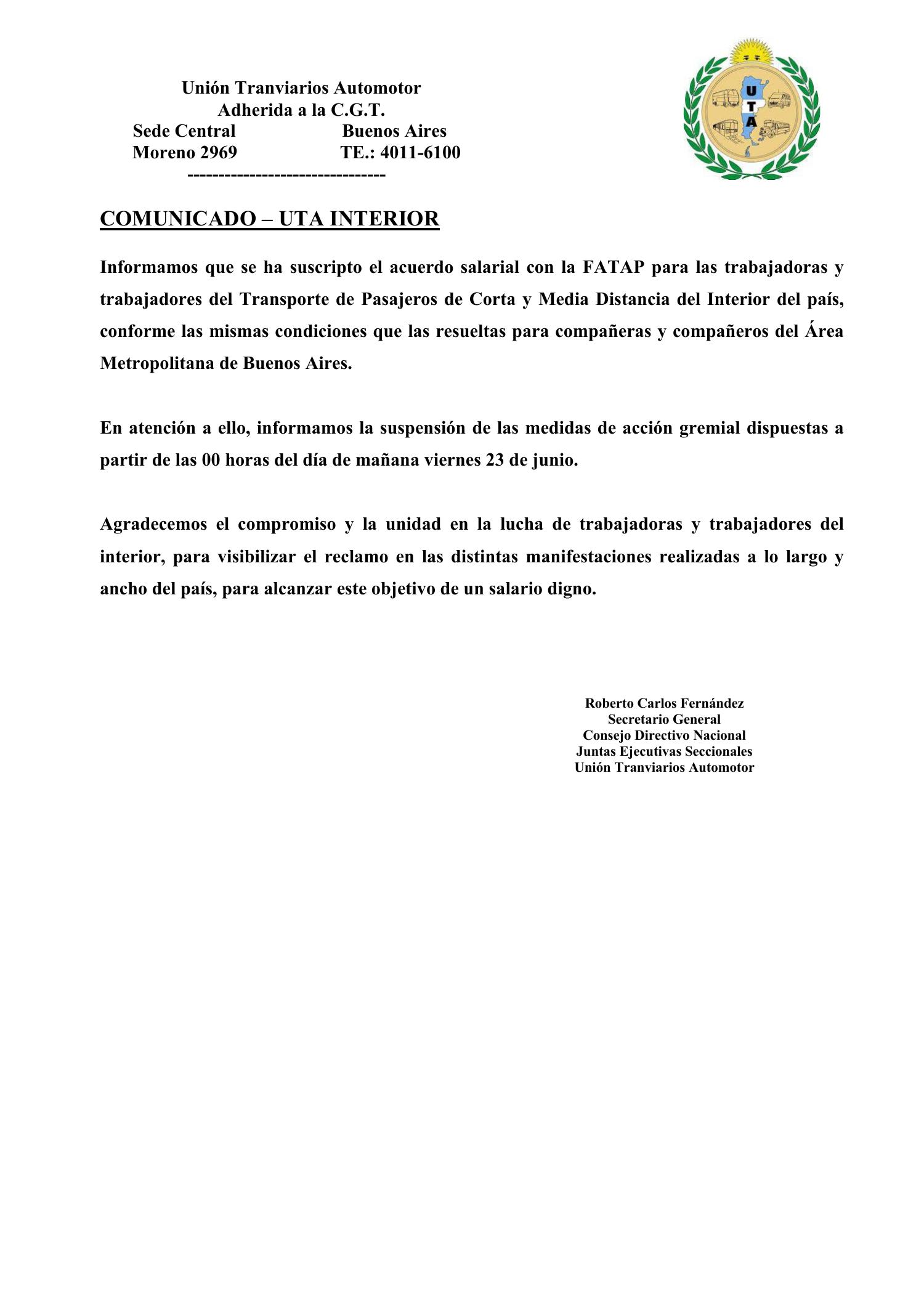 Comunicado UTA Interior Acuerdo 22.06.pdf | DocDroid