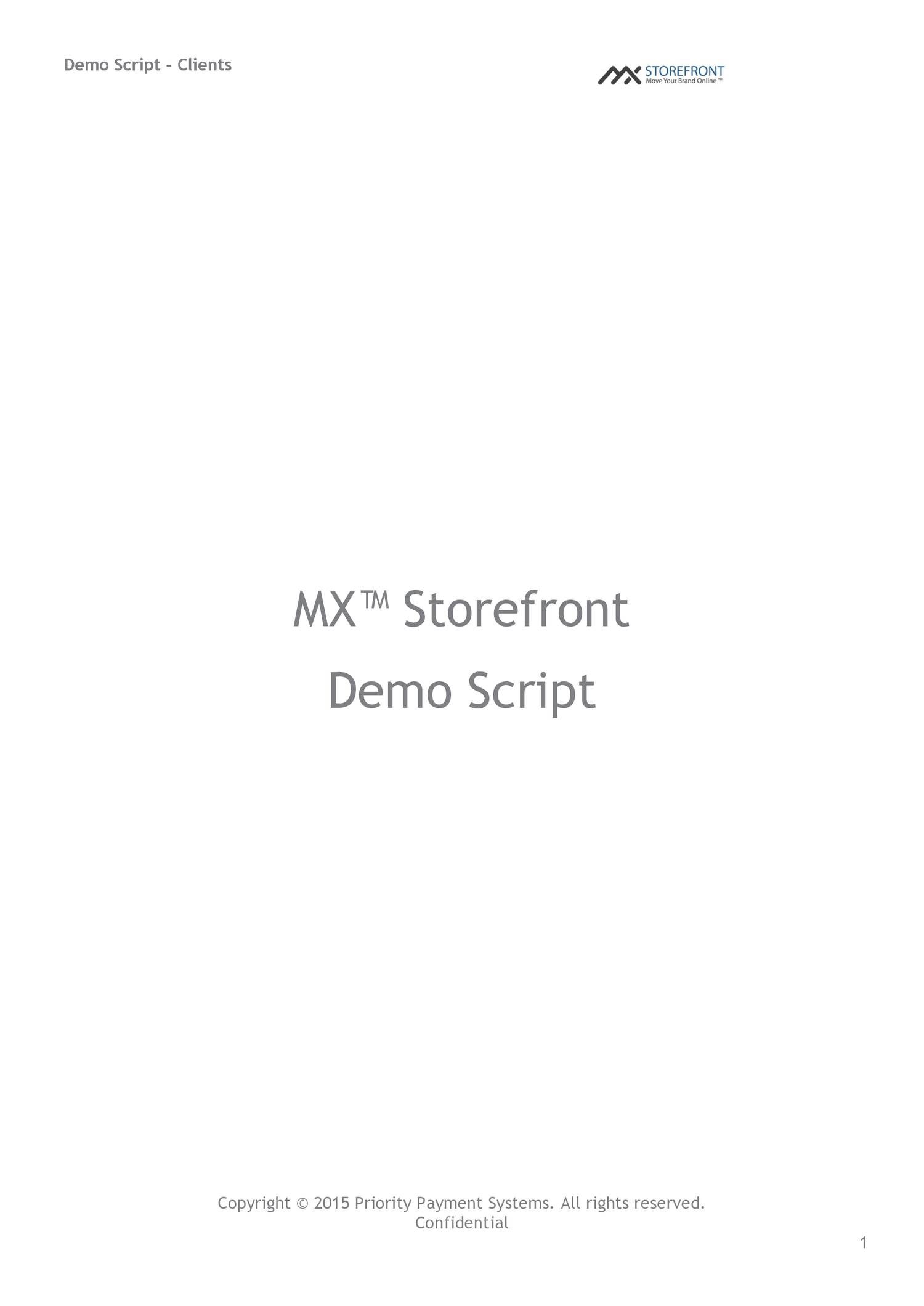 Demo Script.pdf | DocDroid