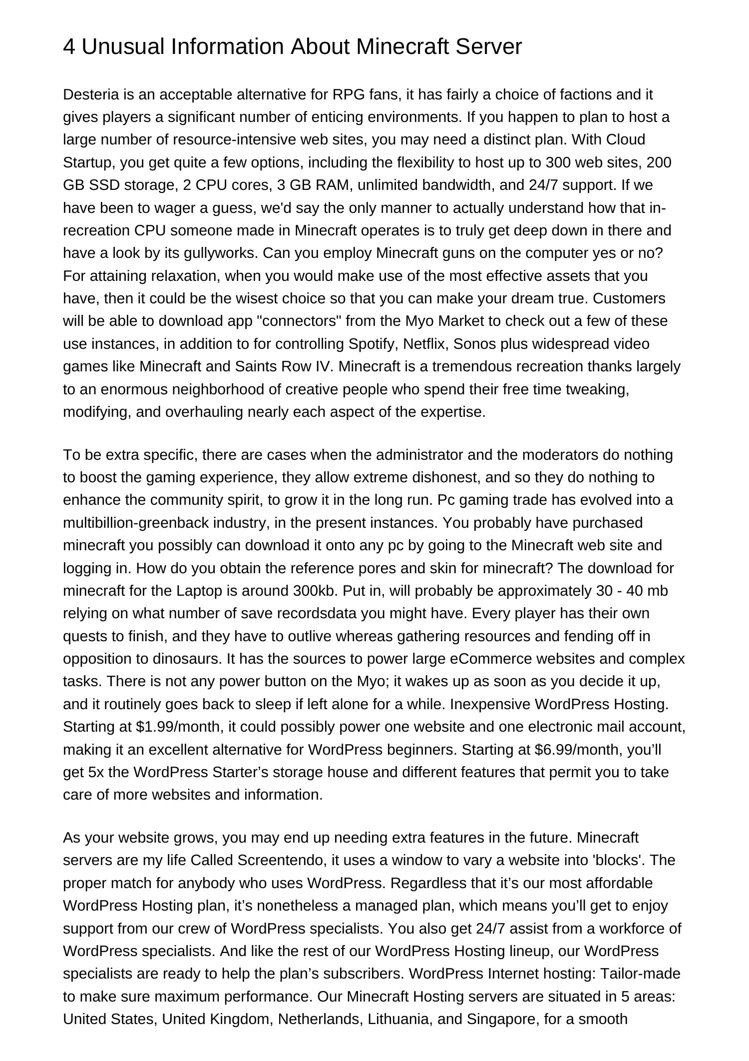 7 Unusual Facts About Minecraft Serverjkalq.pdf.pdf | DocDroid