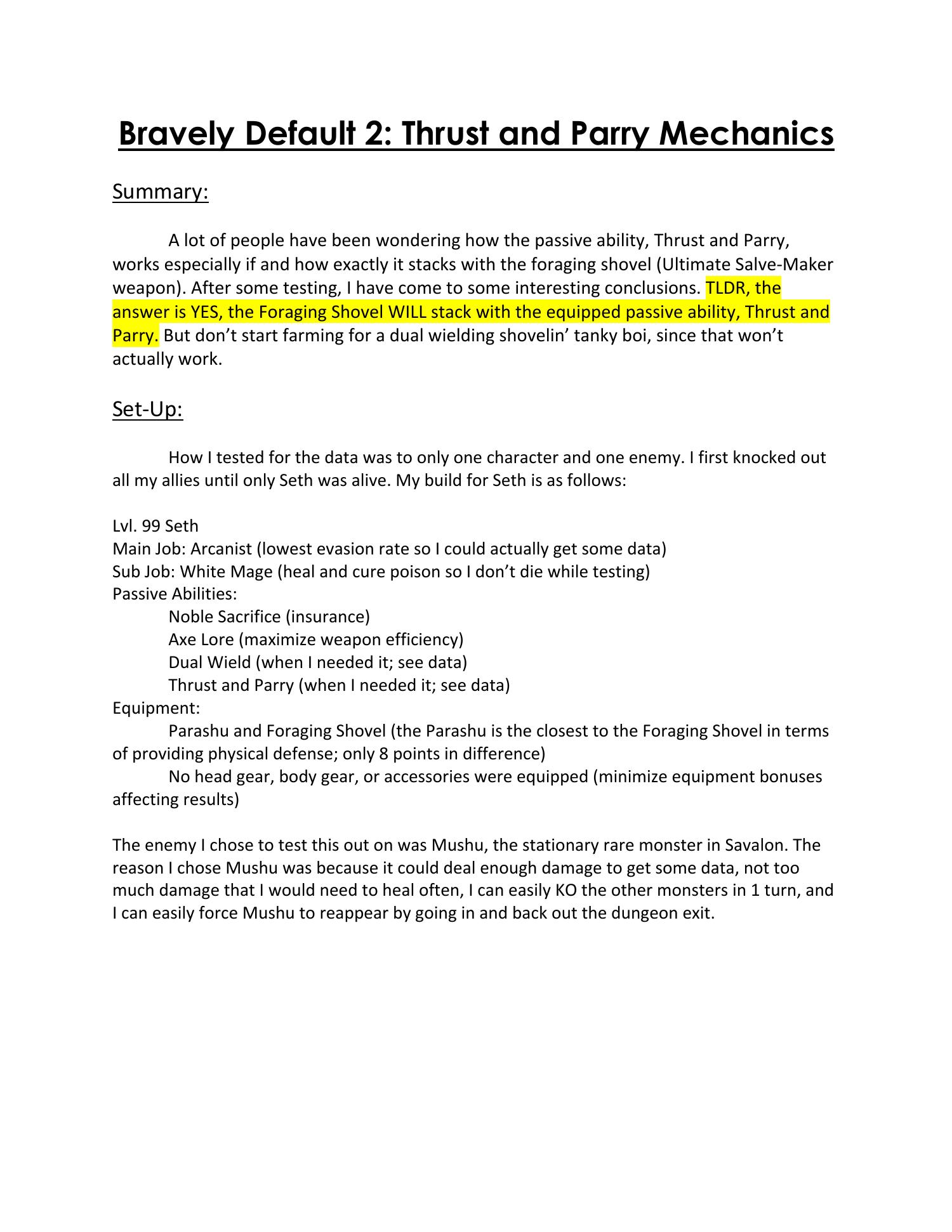 BD2 Thrust and Parry Analysis.pdf | DocDroid