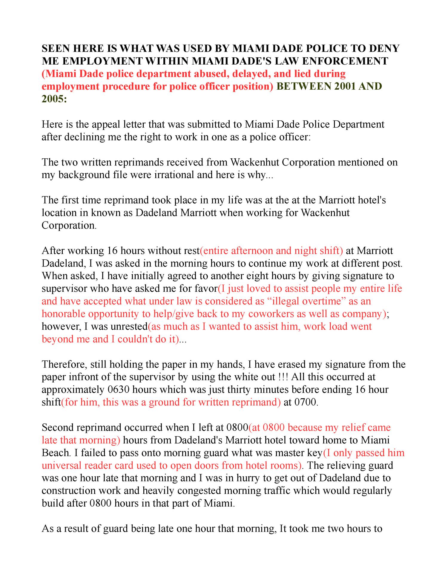 Miami Dade police letter on Wackehut Corporation.pdf | DocDroid