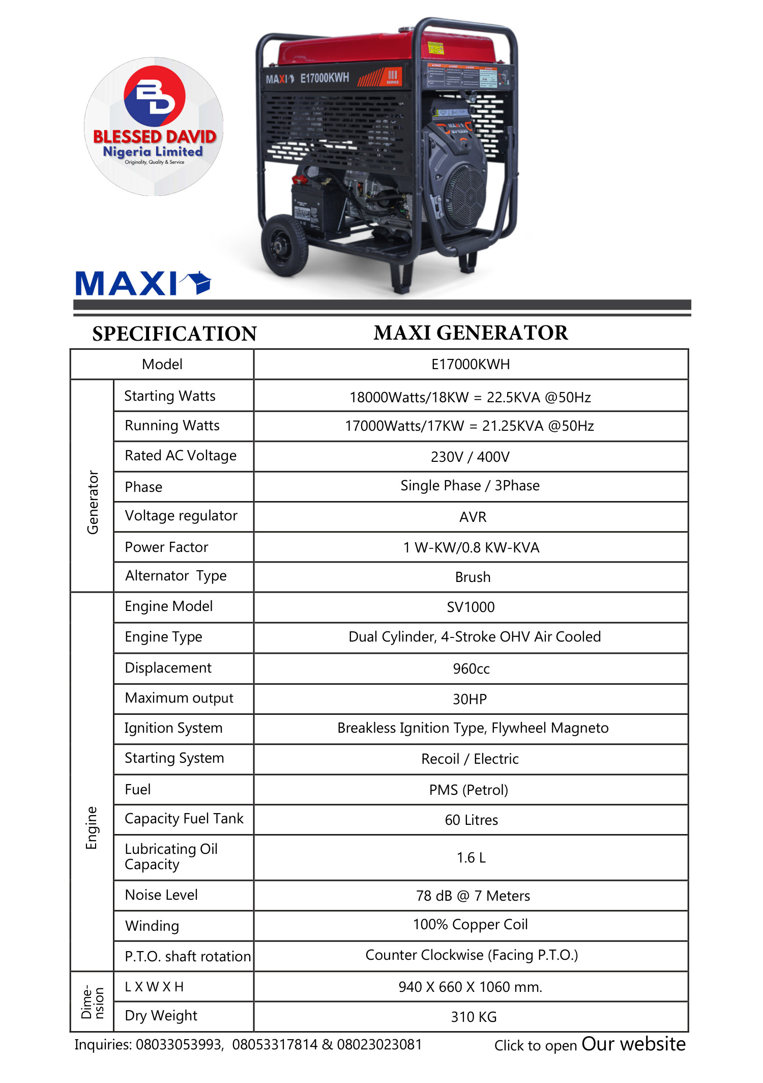 Maxi E17000KWH.pdf | DocDroid