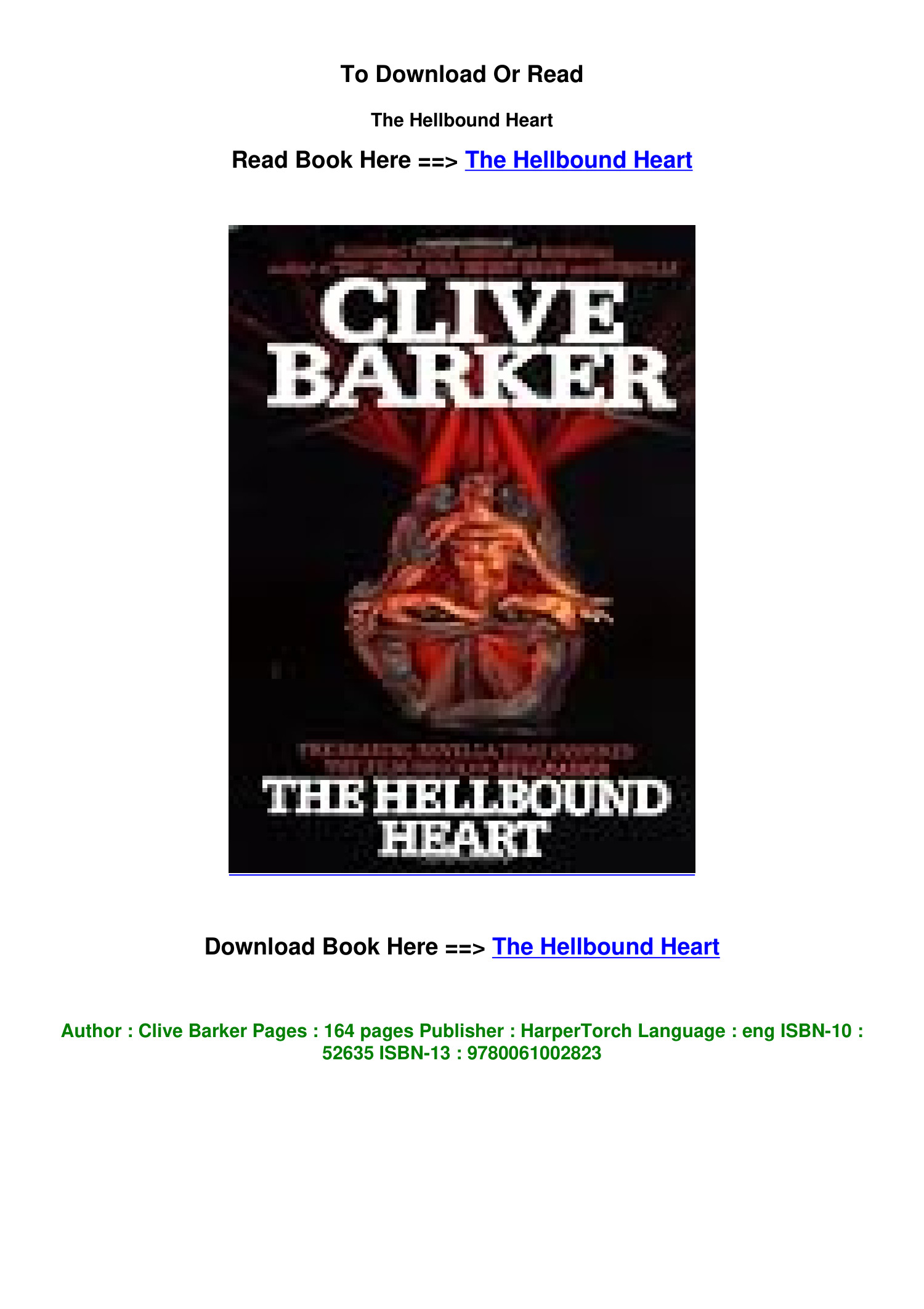 EPUB DOWNLOAD The Hellbound Heart BY Clive Barker.pdf | DocDroid