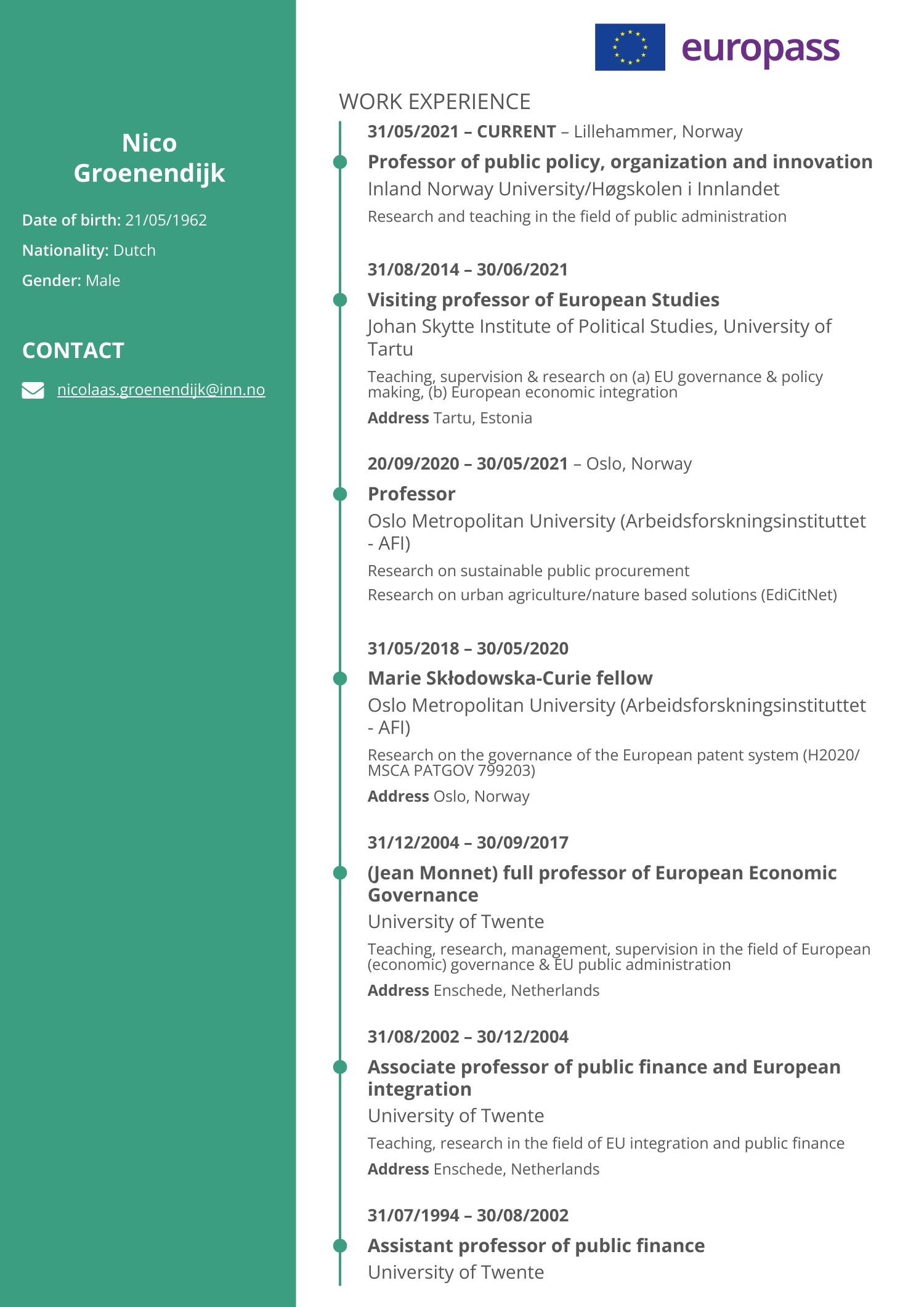 CV - Nico Groenendijk HINN Sept 2022.pdf | DocDroid