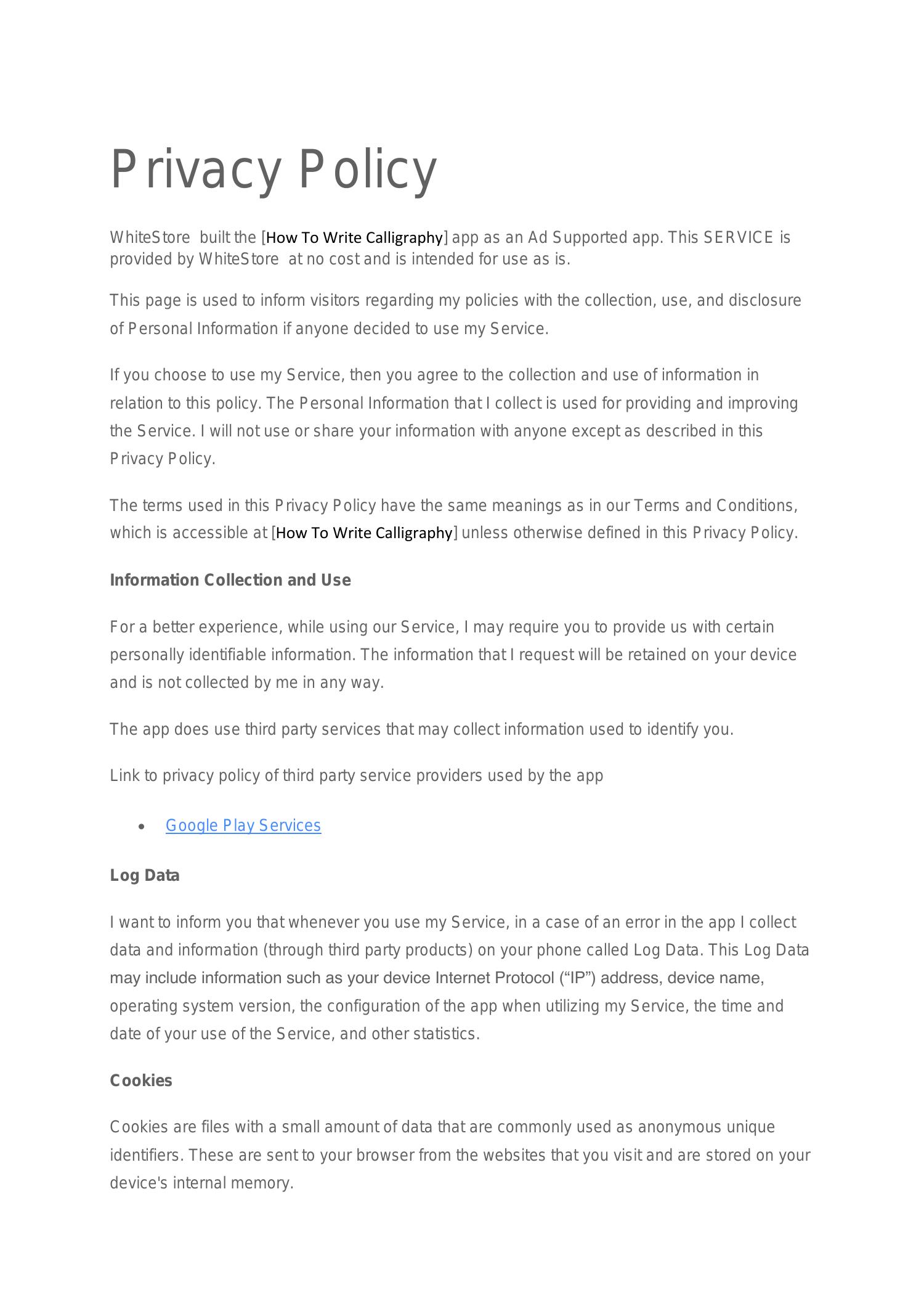 how to write calligraphy -Policy.docx | DocDroid
