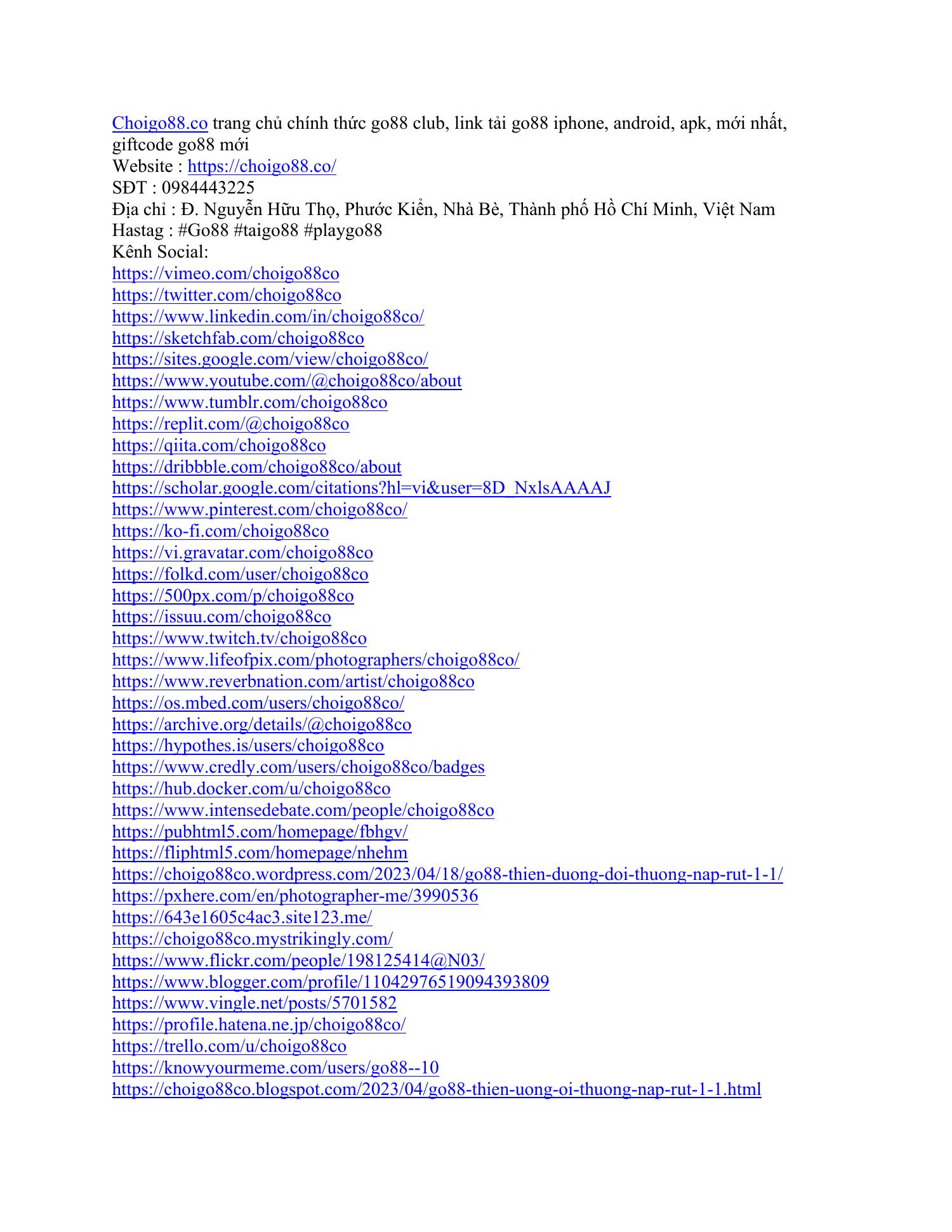 Go88 - Thiên Đường Đổi Thưởng Nạp Rút 1-1.docx | DocDroid