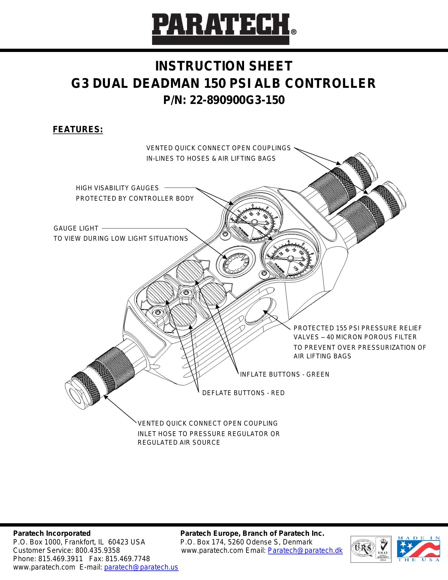 Instruction-Sheet-G3-Dual-Deadman-150-psi-ALB-Controller-PN-22-890900G3 ...