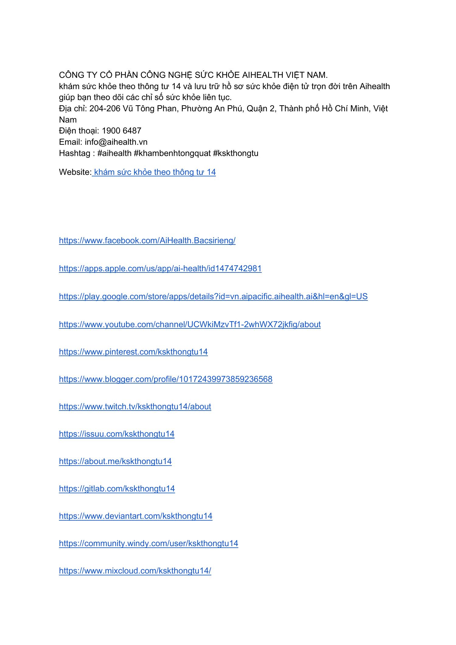 khám sức khỏe theo thông tư 14.docx | DocDroid