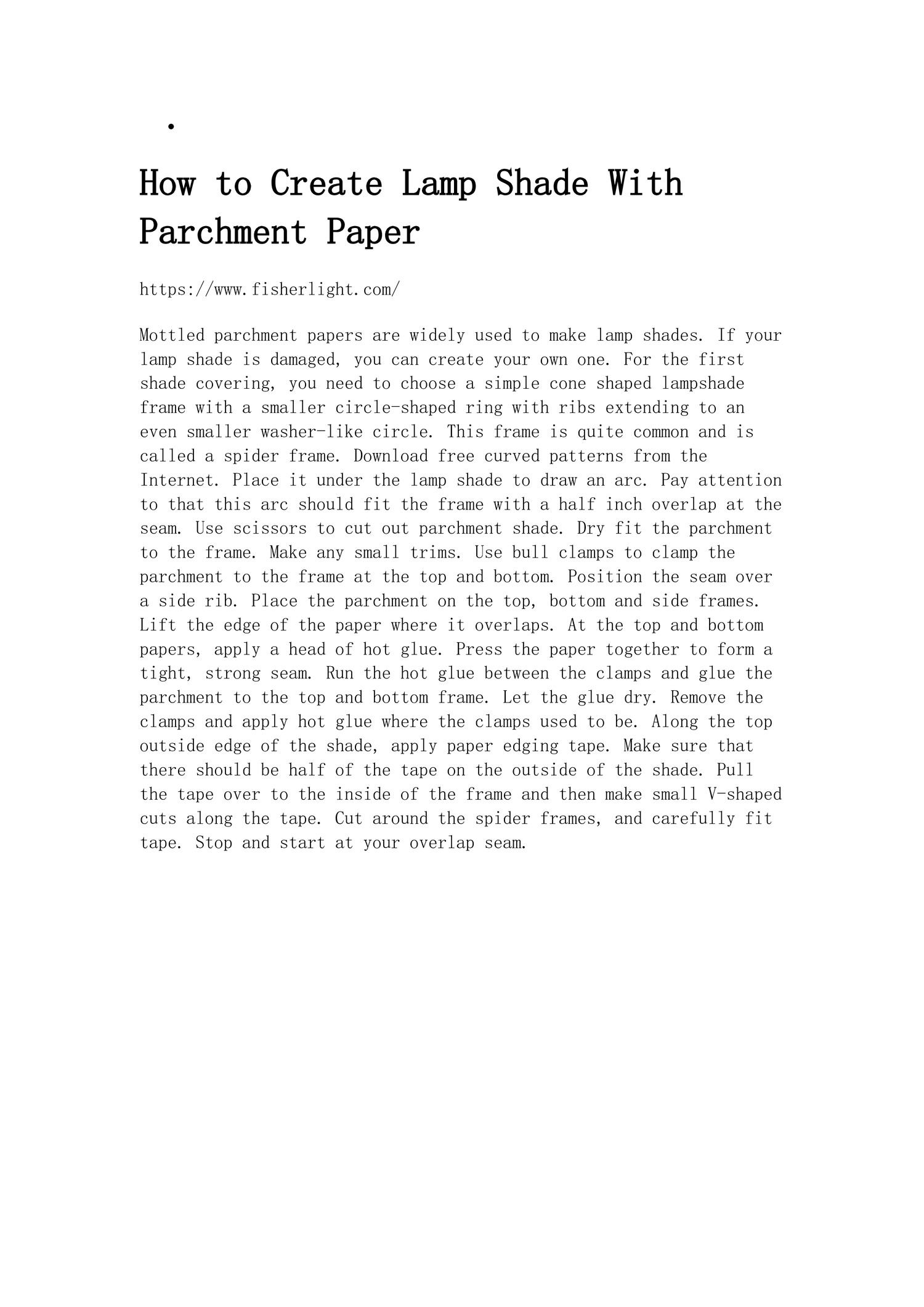 How to Create Lamp Shade With Parchment Paper.pdf | DocDroid