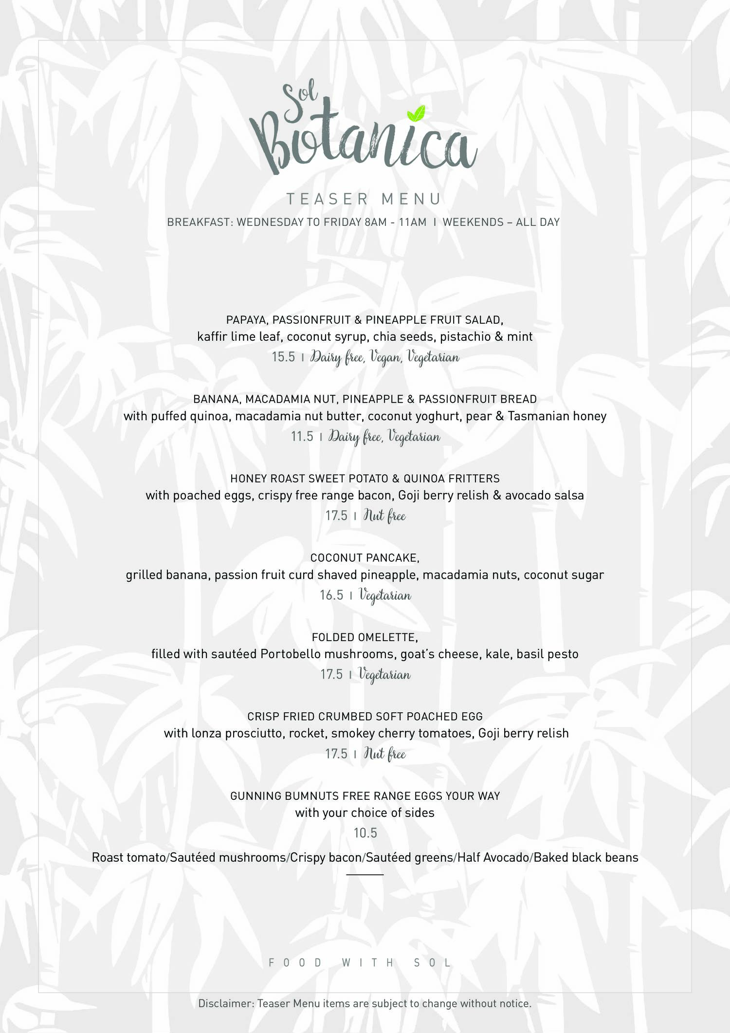 SOL Botanica Teaser Menu Summer 16.pdf | DocDroid