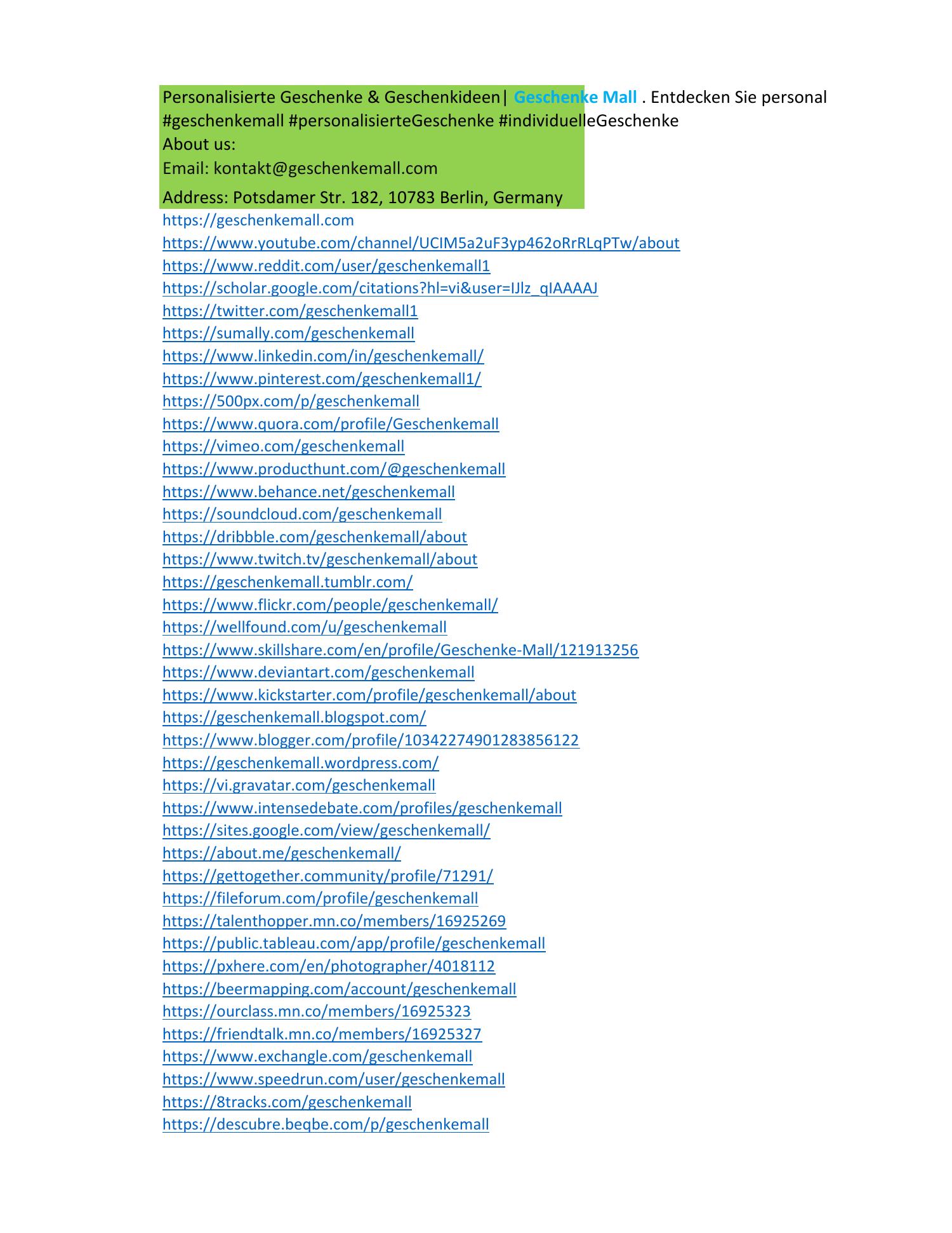 geschenkemall.xlsx | DocDroid