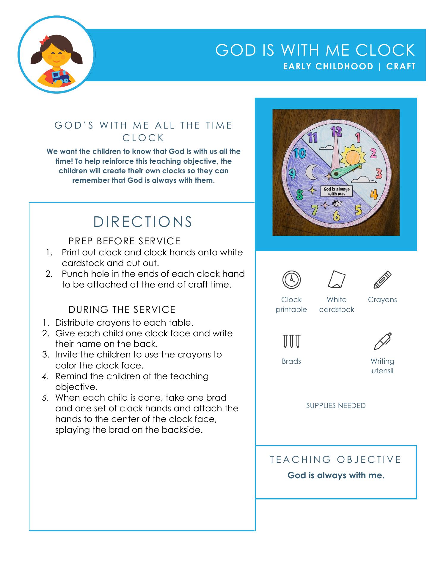 God is With Me Clock Craft Instructions.pdf | DocDroid