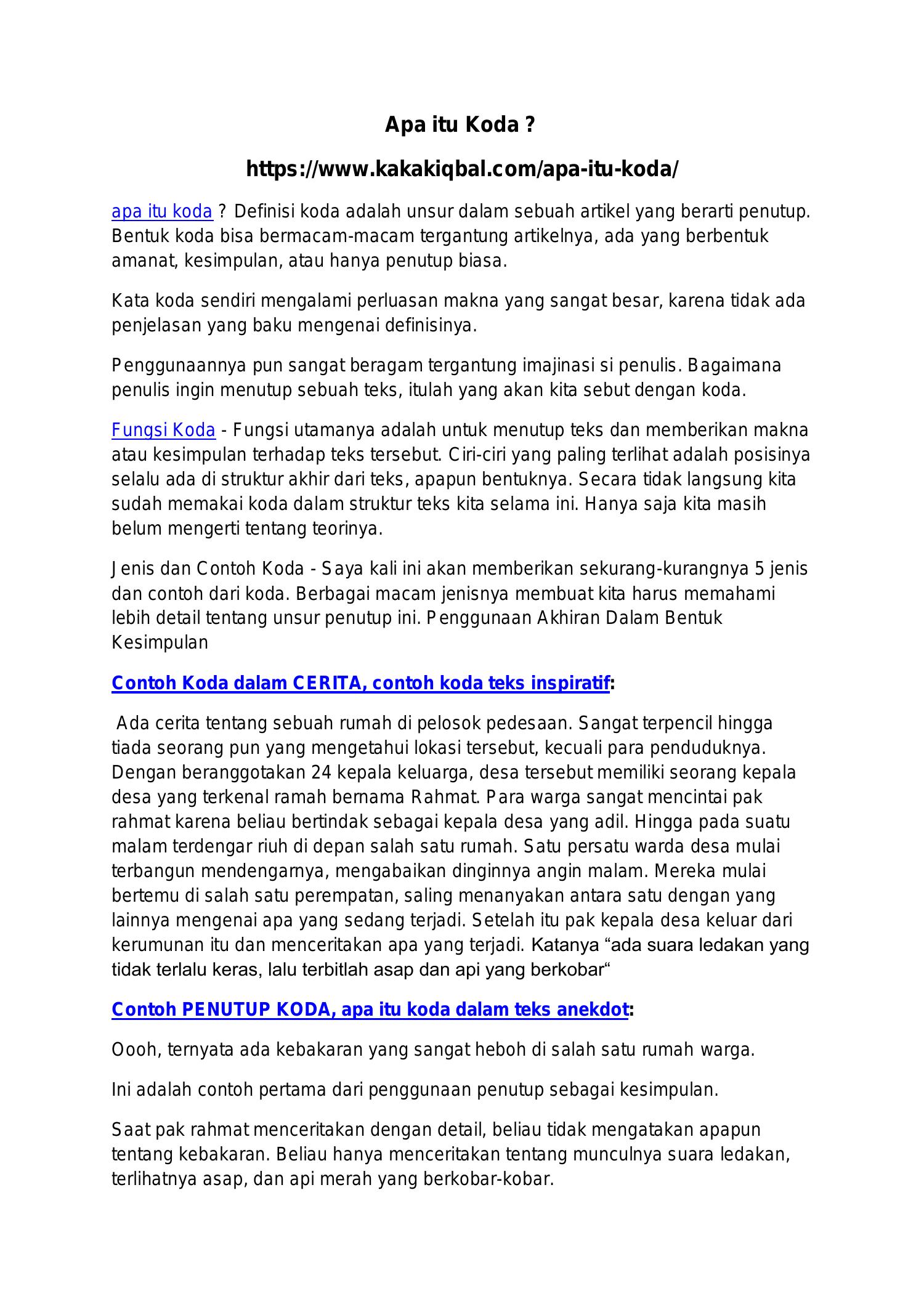 apa itu koda.pdf | DocDroid