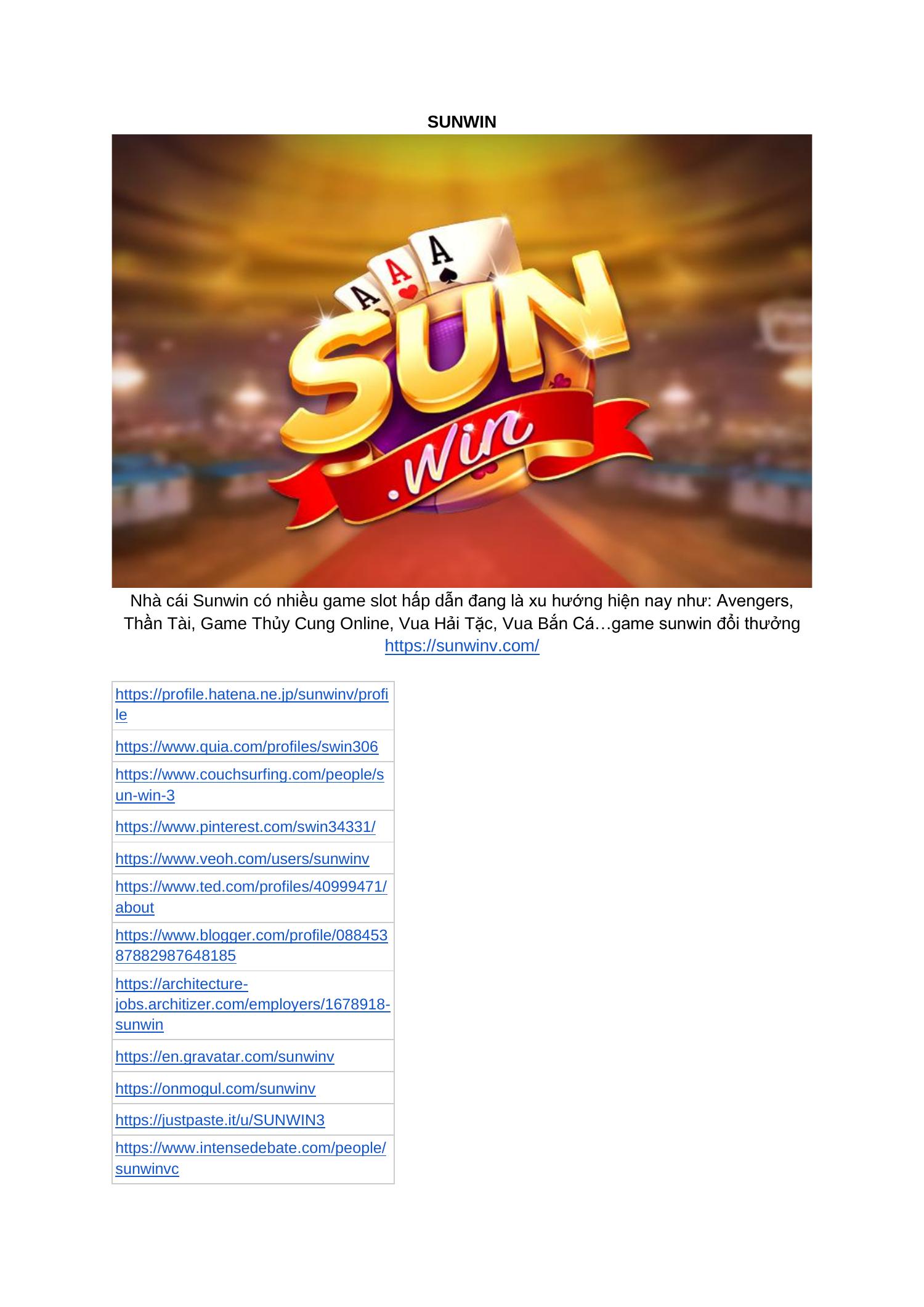 SUNWIN.docx | DocDroid