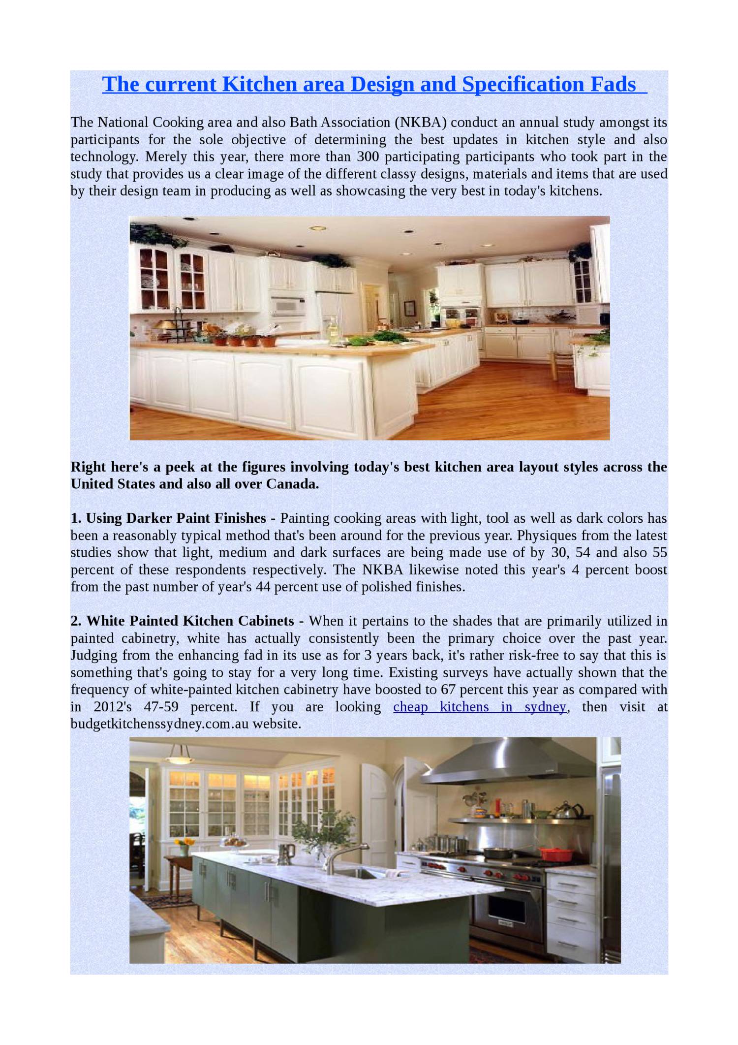 The current Kitchen area Design and Specification Fads.pdf | DocDroid