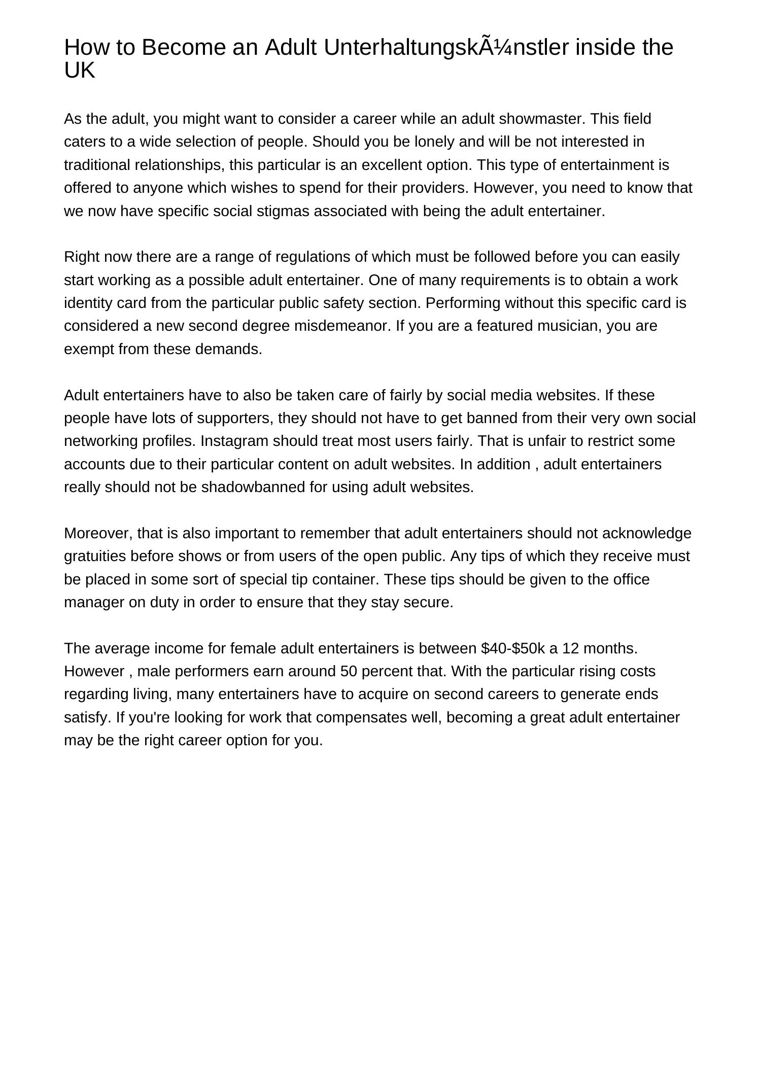 How to Become an Adult Entertainer inside the UKfrwwc.pdf.pdf | DocDroid