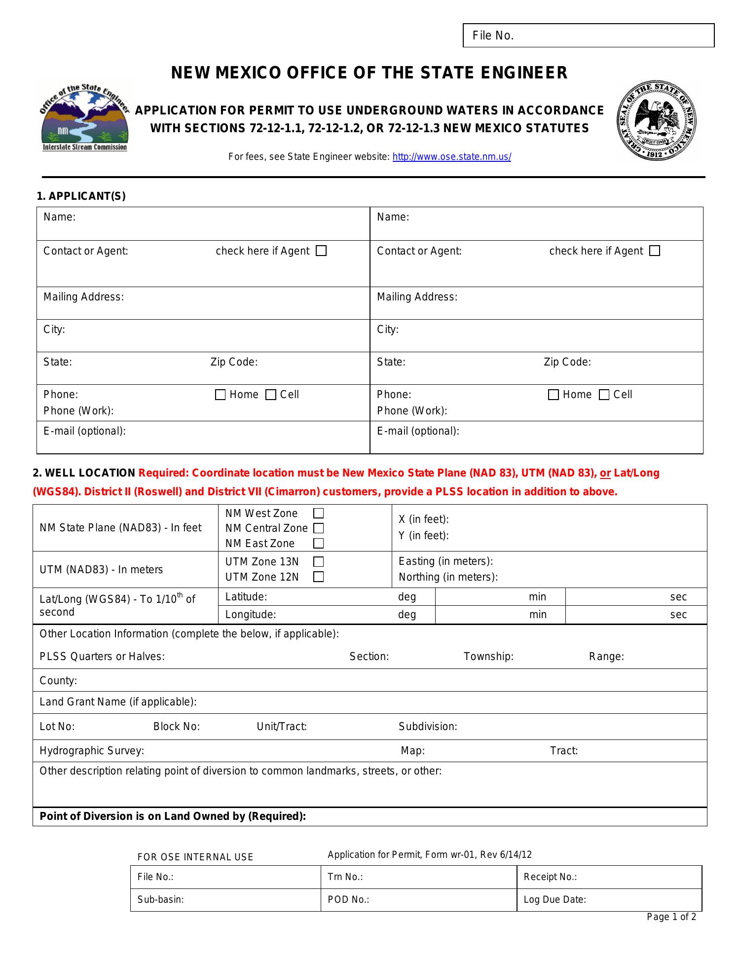 NM_Well-Permit-Application.pdf | DocDroid