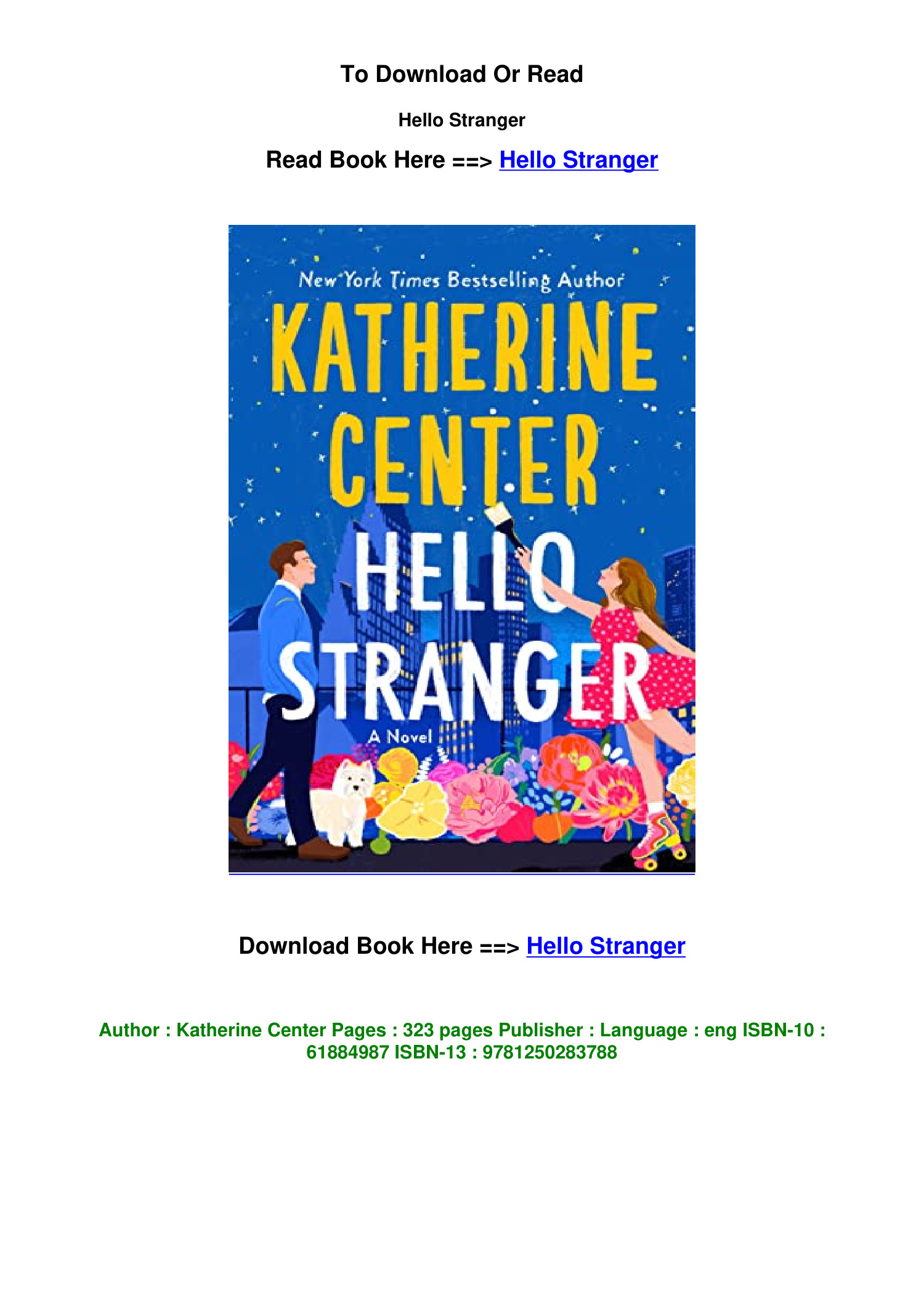 PDF Download Hello Stranger By Katherine Center.pdf | DocDroid