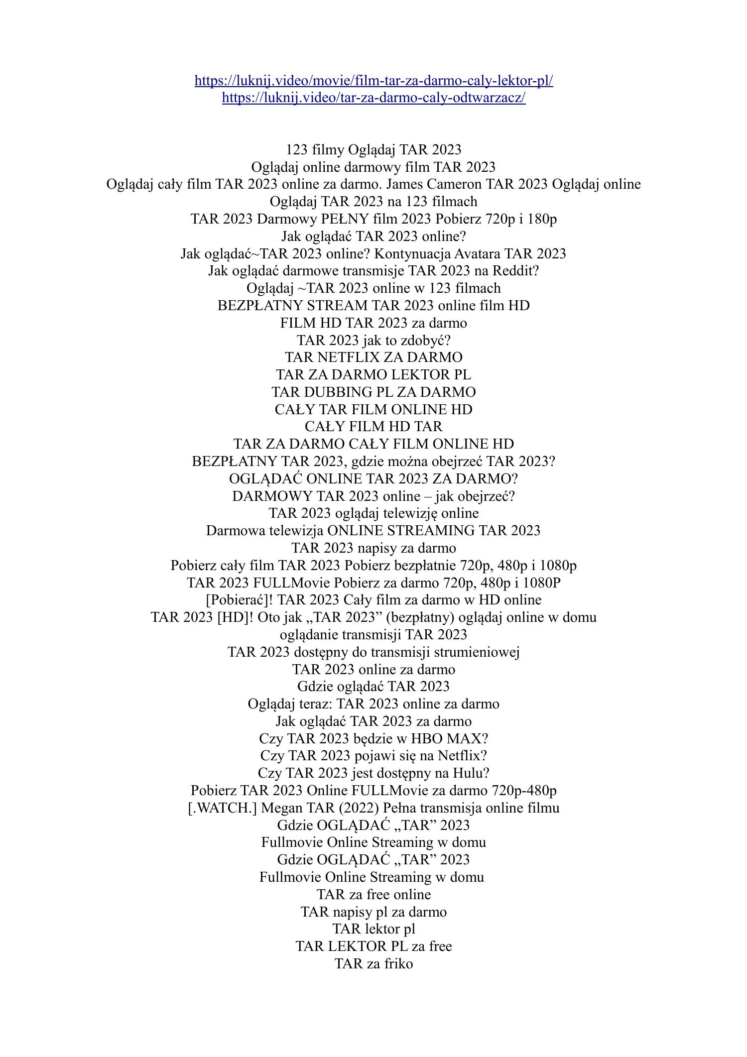 TAR ZA DARMO LEKTOR PL.pdf | DocDroid