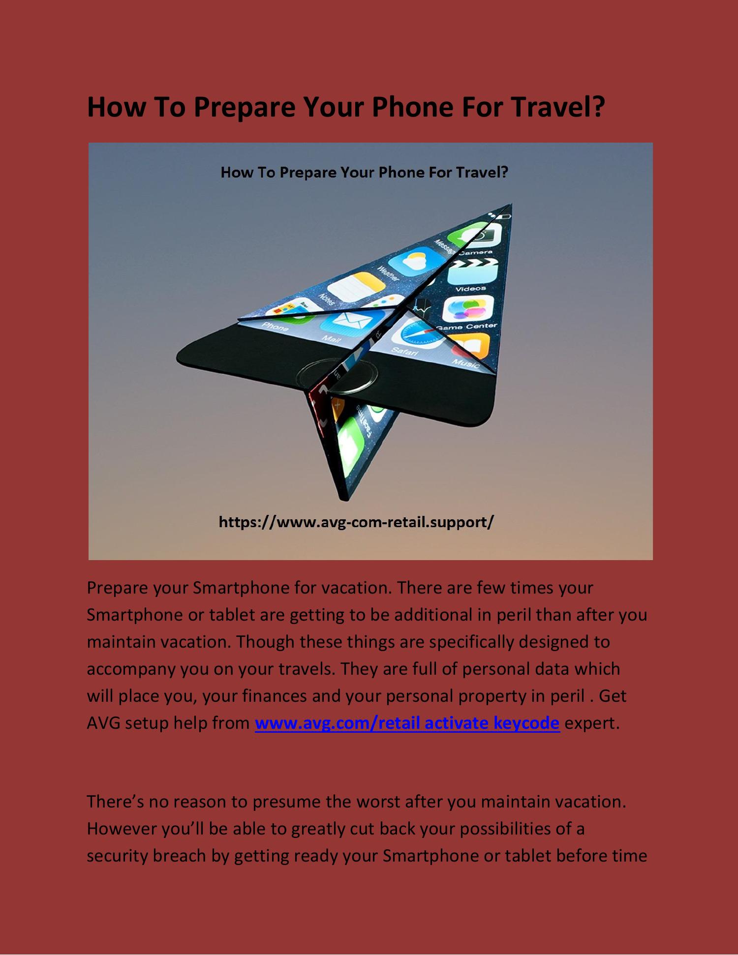 How To Prepare Your Phone For Travel.docx | DocDroid
