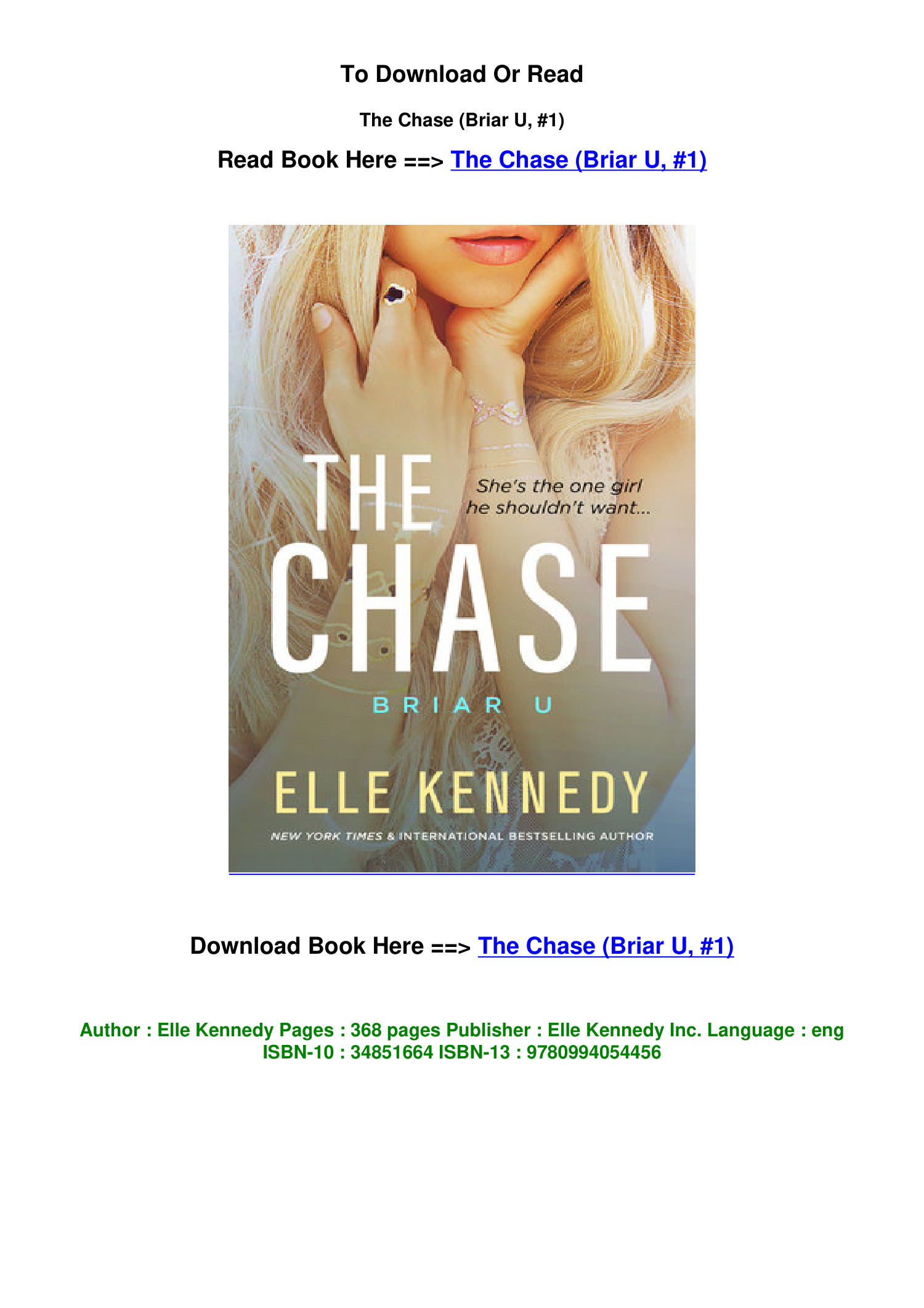 EPUB DOWNLOAD The Chase Briar U 1 BY Elle Kennedy.pdf | DocDroid