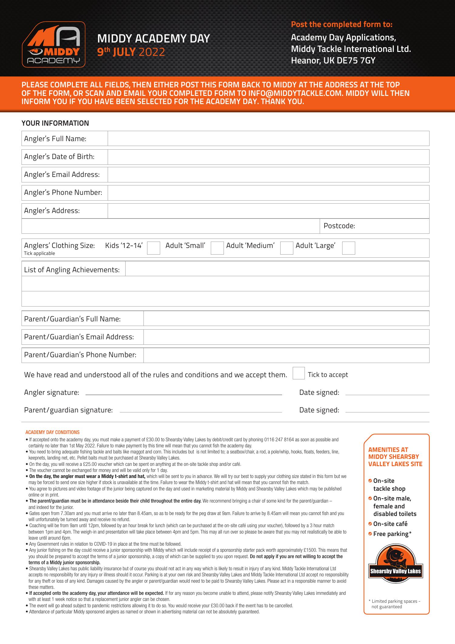 Middy Academy Application Form 2022 Print.pdf | DocDroid