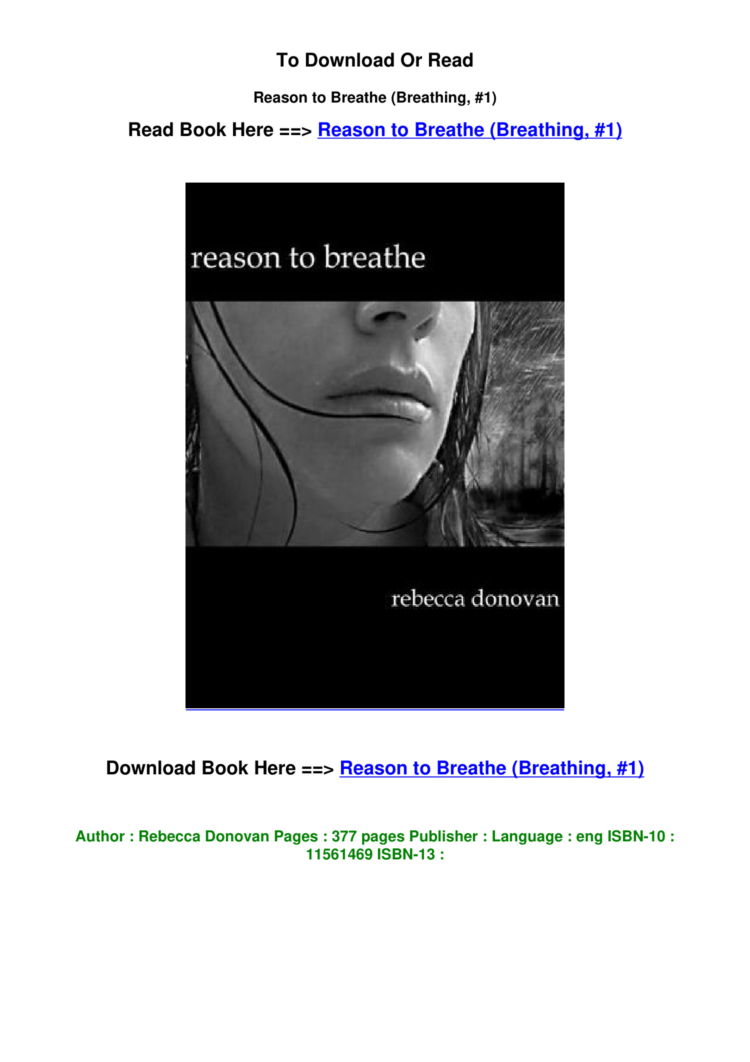 EPub Download Reason to Breathe Breathing 1 BY Rebecca Donovan.pdf | DocDroid